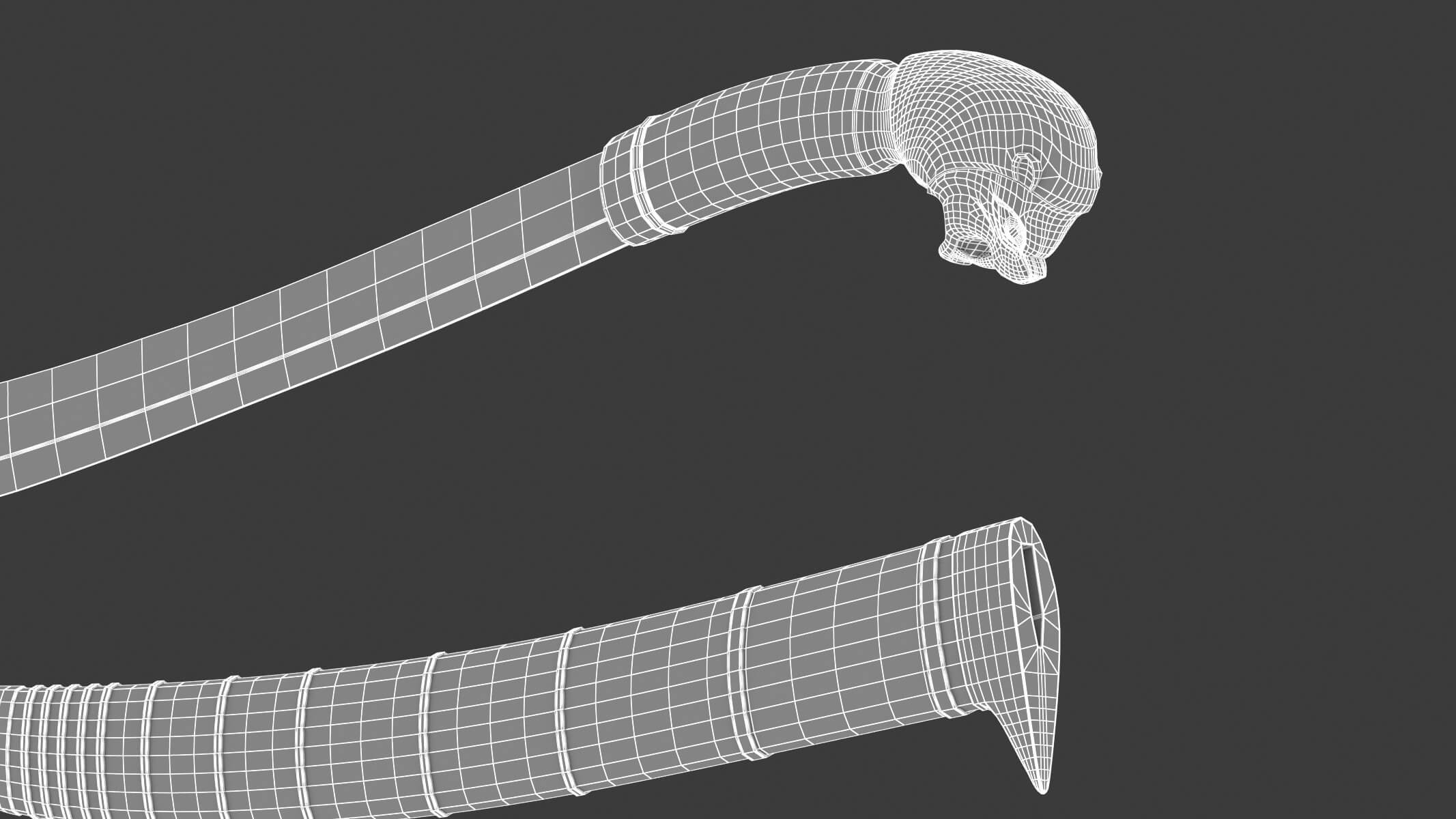 Golok Machete - 3D Model by frezzy