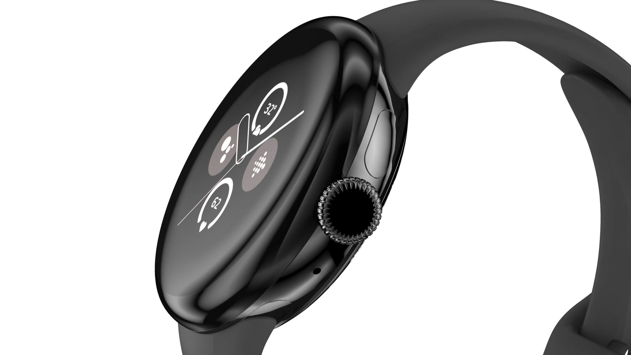 Google Pixel Watch 2 Black - 3D Model by frezzy