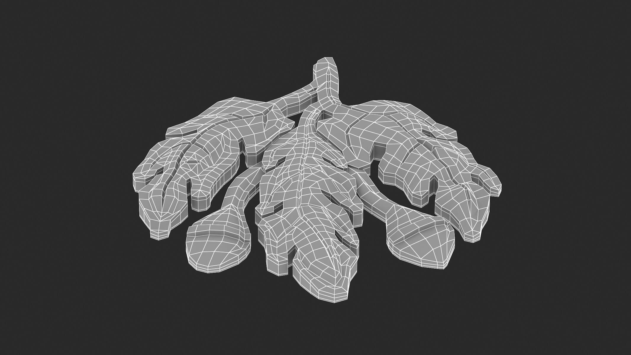 Gothic Ornament 007 - 3D Model by frezzy