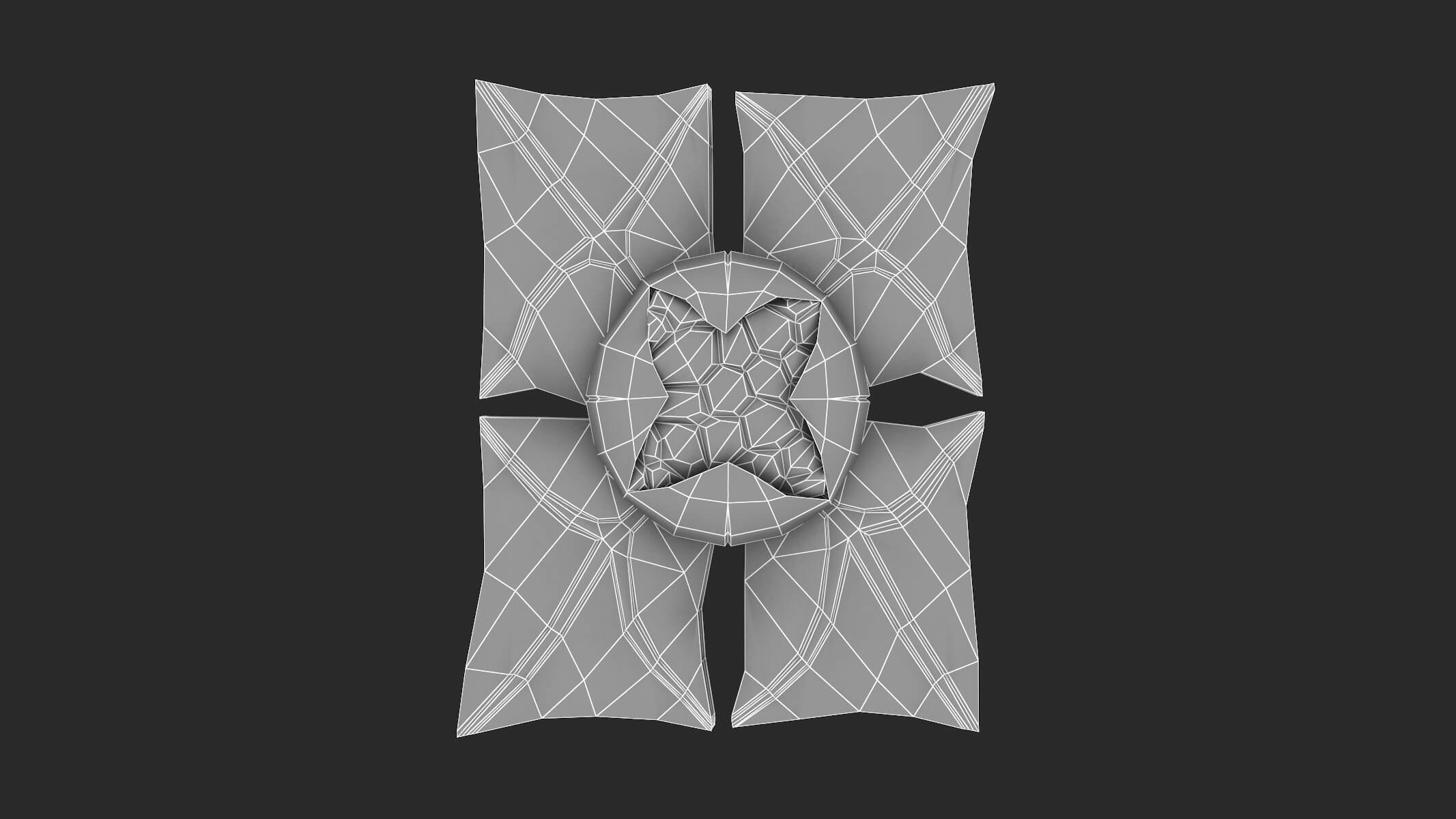 Gothic Ornament 029 - 3D Model by frezzy