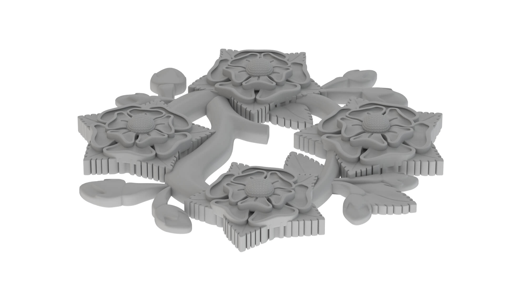 Gothic Ornament 043 - 3D Model by frezzy