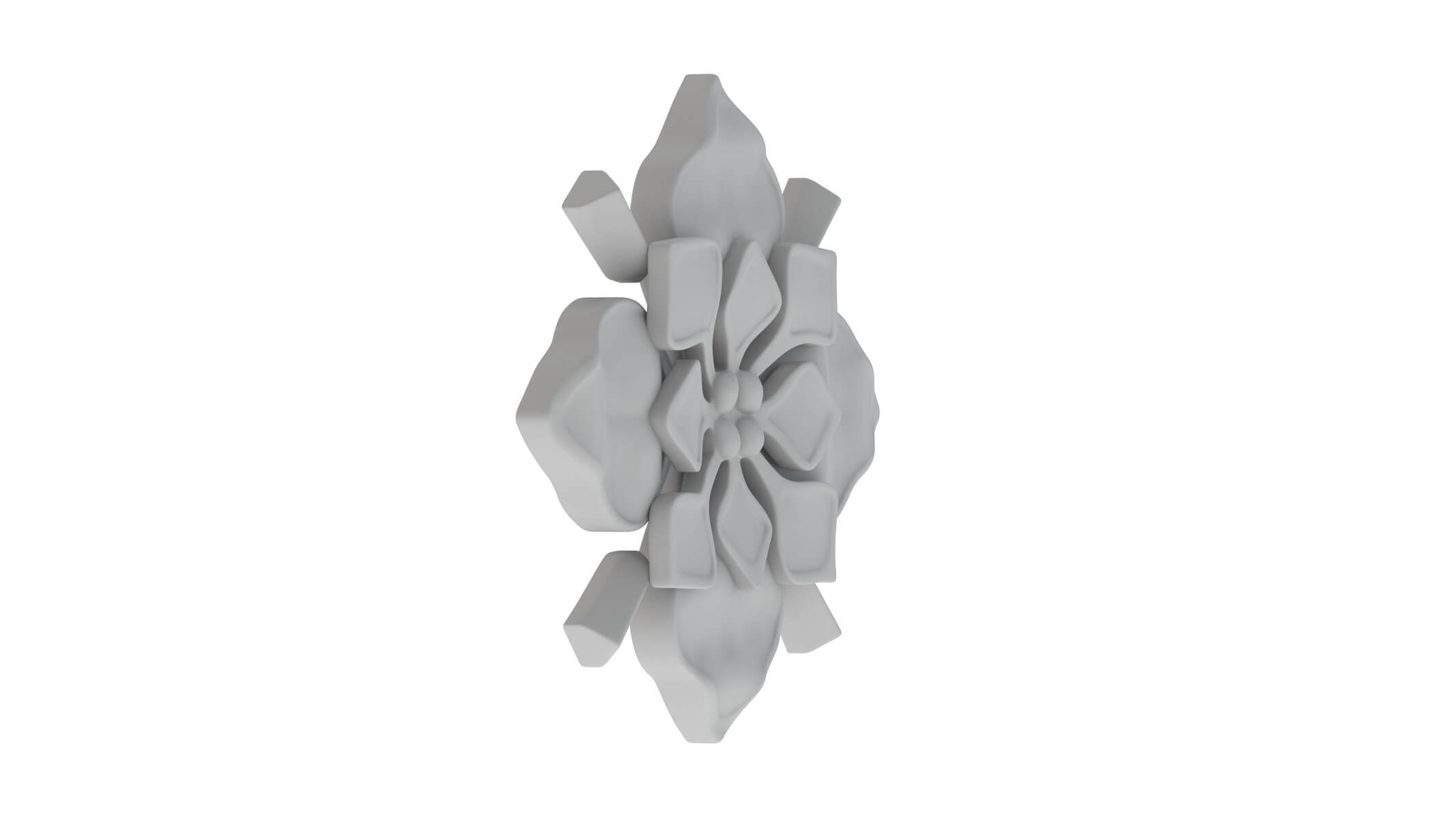 Gothic Ornament 056 - 3D Model by frezzy