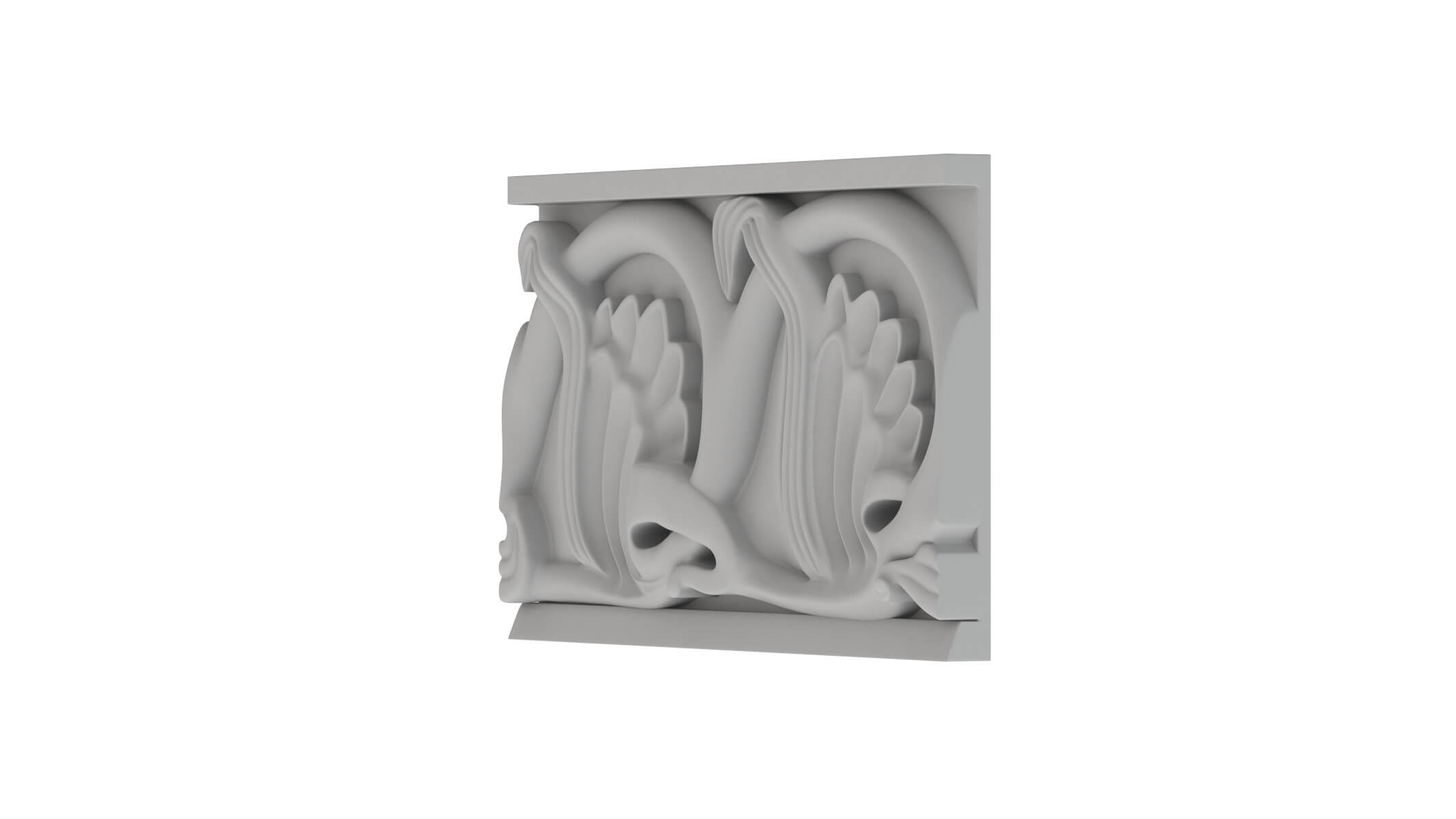 Gothic Ornament 072 - 3D Model by frezzy