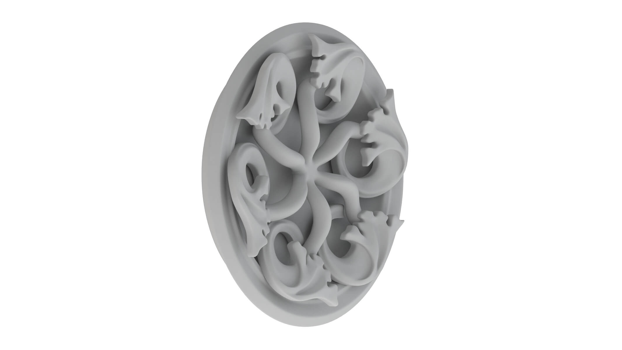 Gothic Ornament 092 - 3D Model by frezzy