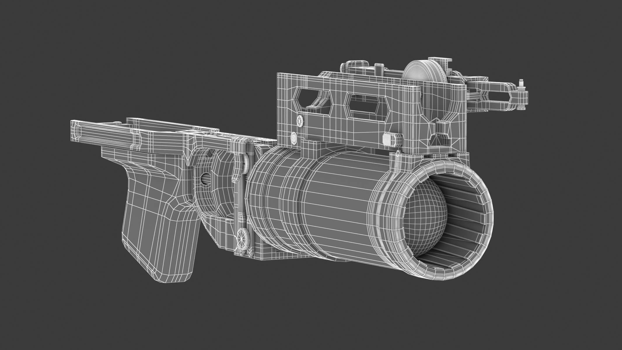 GP-25 Grenade Launcher 3D Model by frezzy