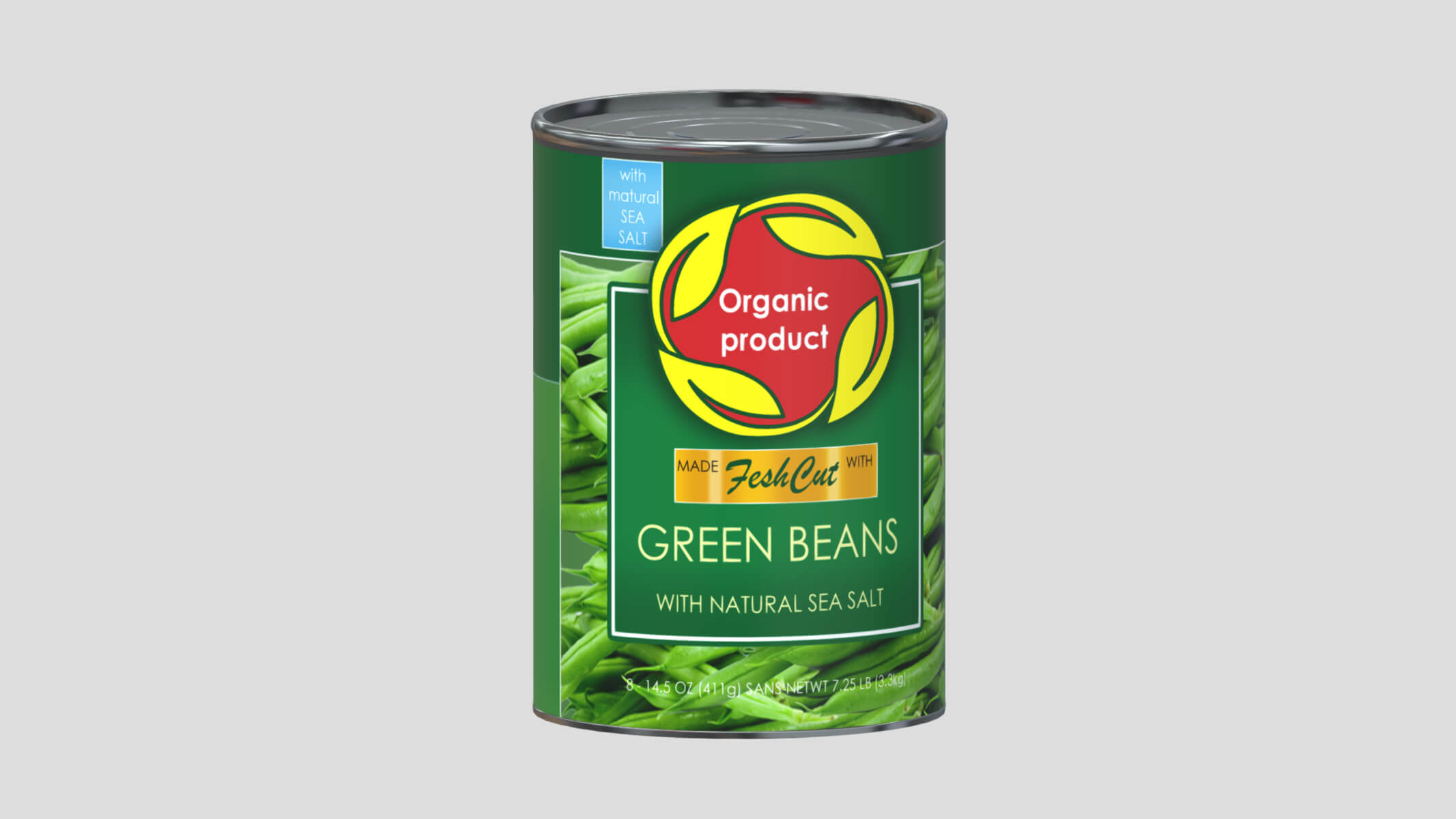 Green Beans Low Poly - 3D Model by frezzy