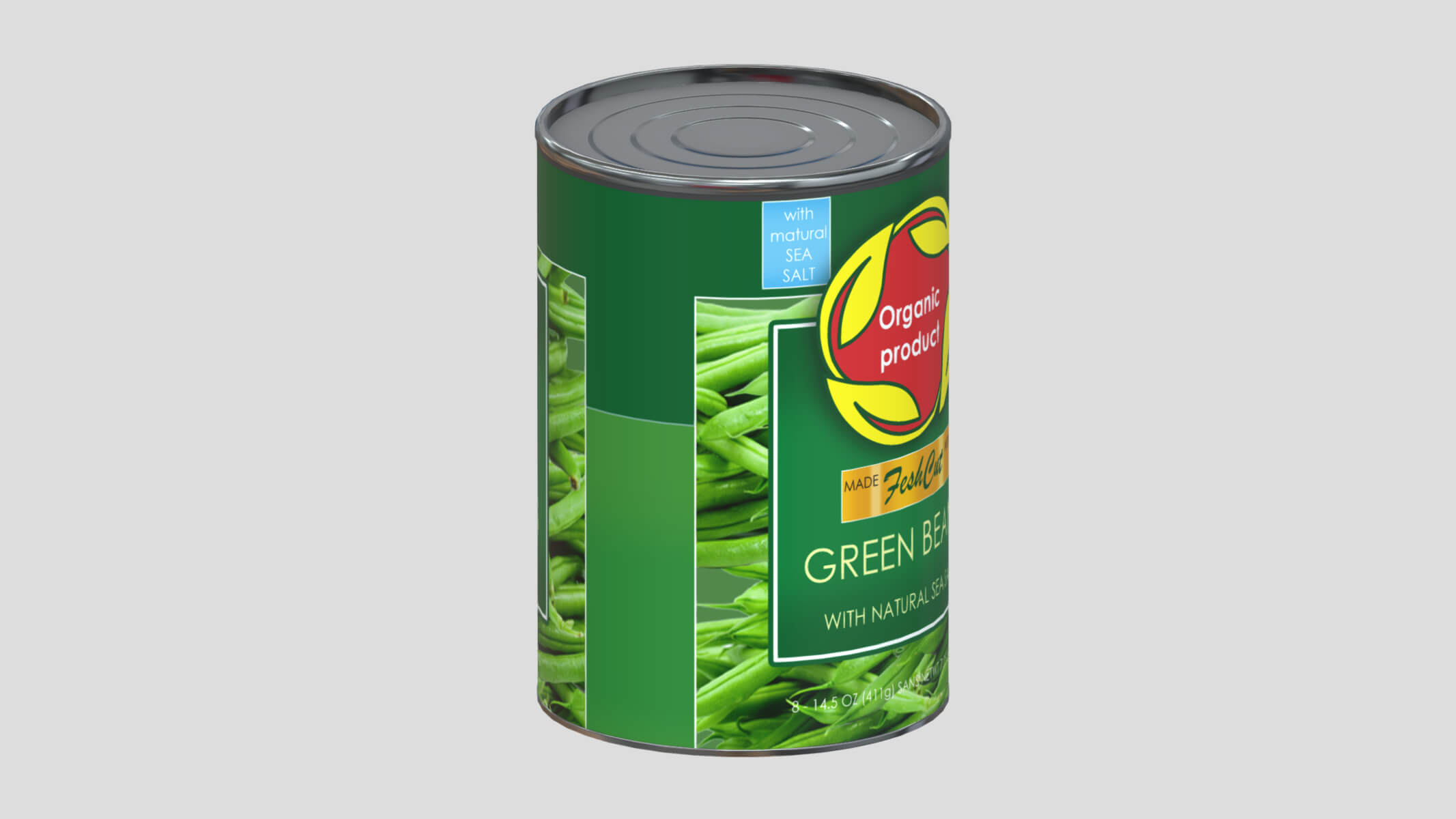 Green Beans Low Poly - 3D Model by frezzy