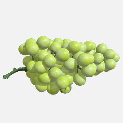 Green Grape Low Poly - 3D Model by frezzy