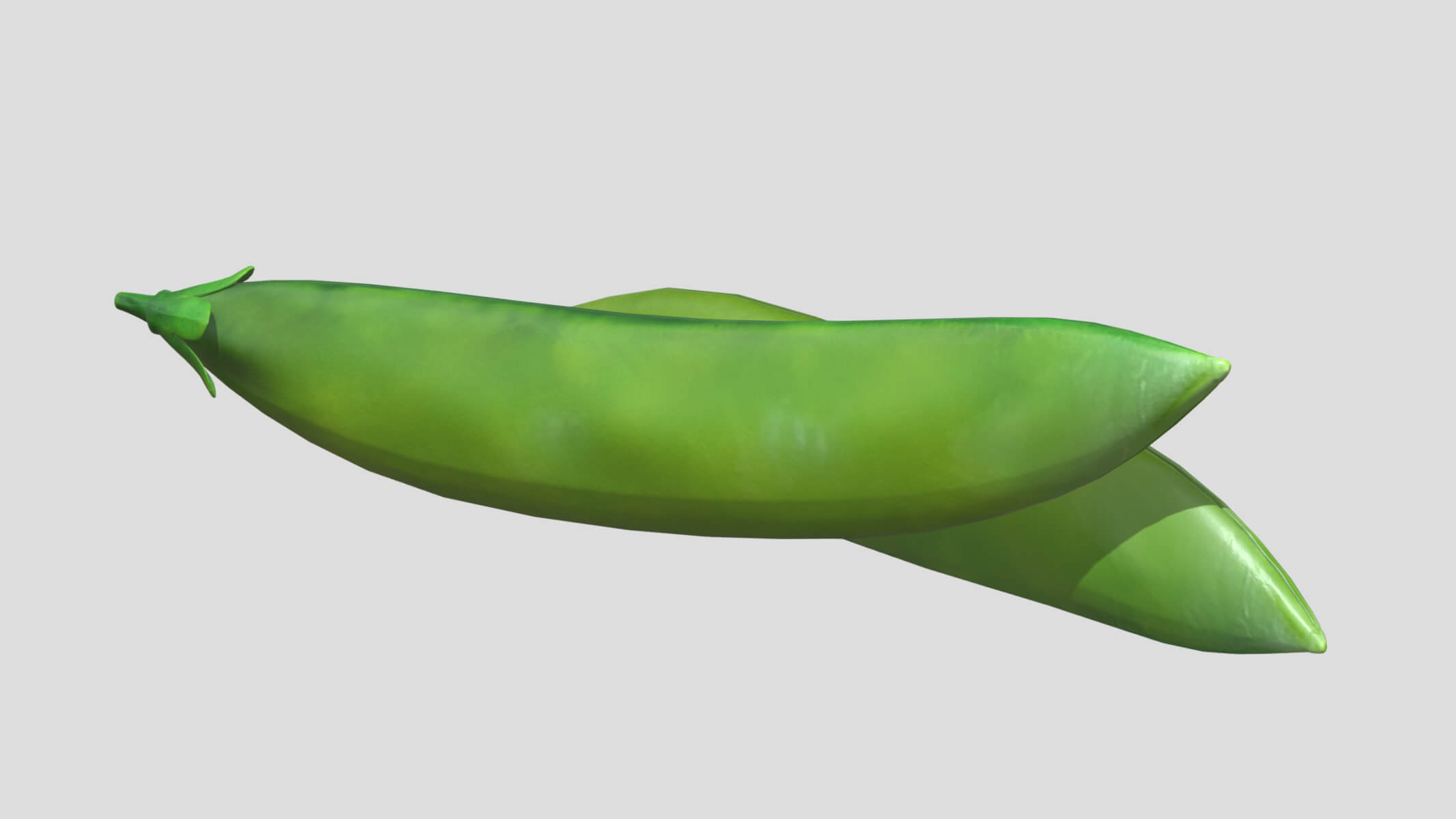 Green Peas Low Poly - 3D Model by frezzy