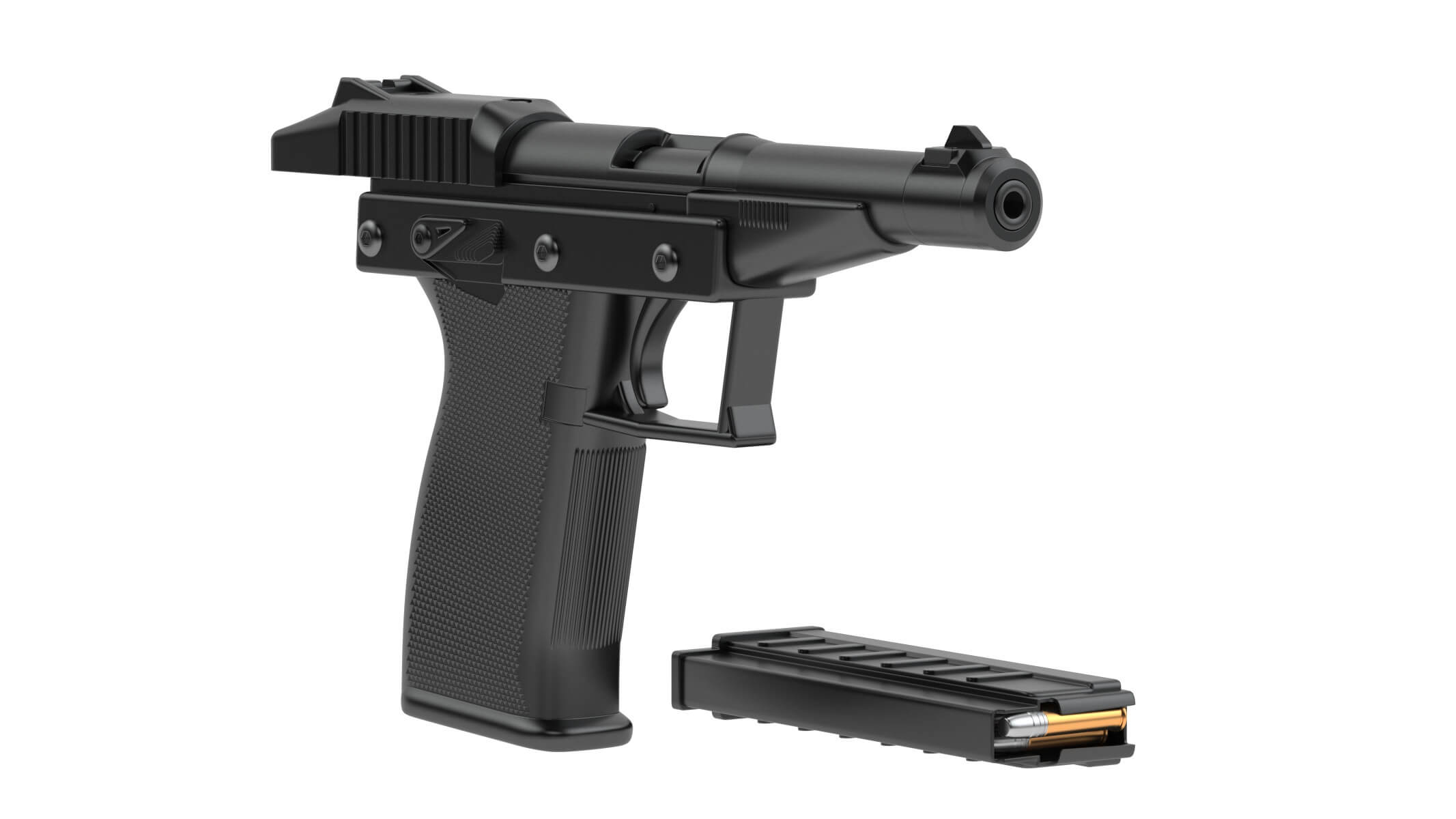 Grendel P30 Handgun - 3D Model by frezzy