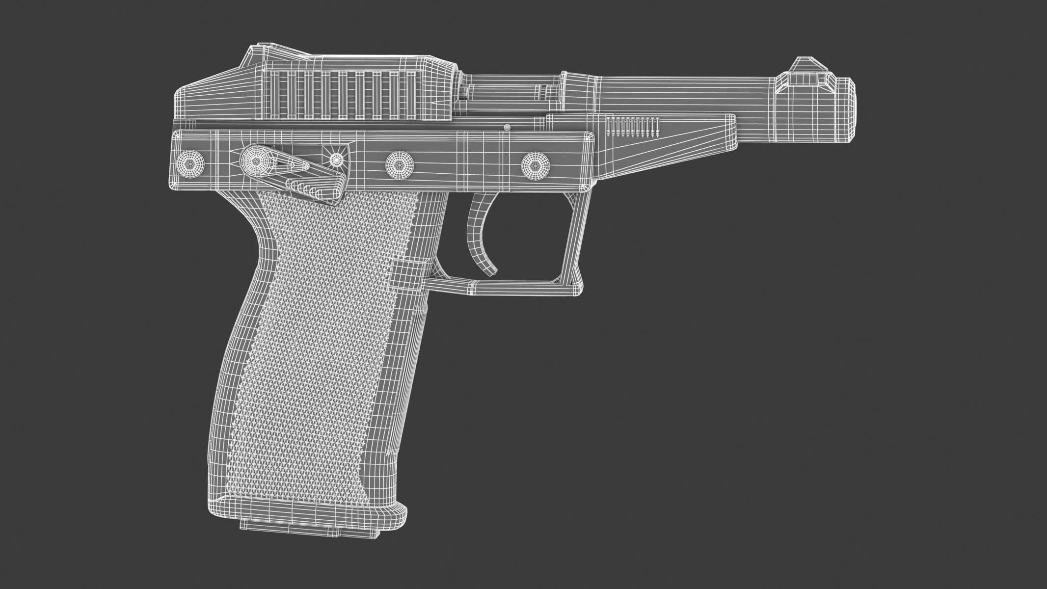 Grendel P30 Handgun - 3D Model by frezzy