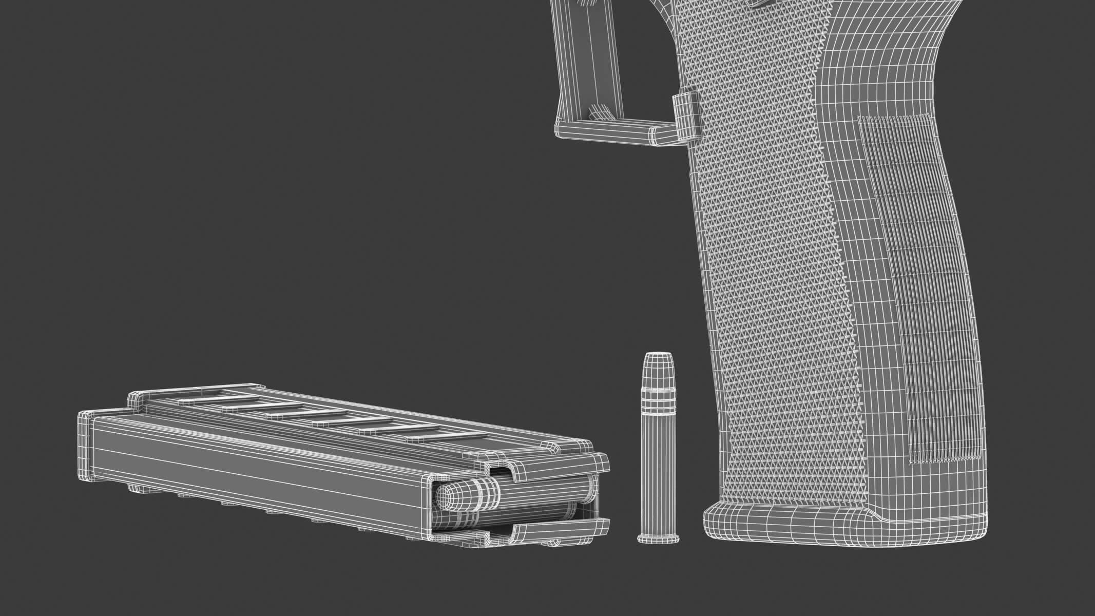 Grendel P30 Handgun - 3D Model by frezzy