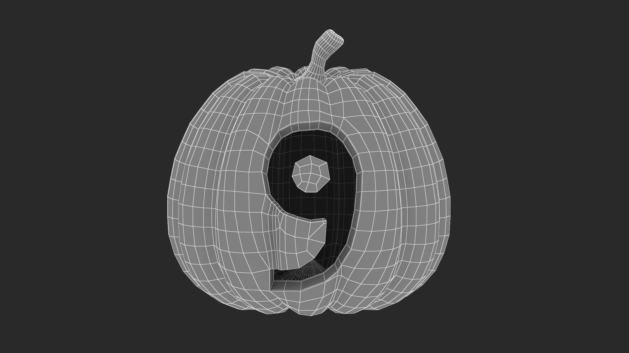 Halloween Pumpkin Numbers - 3D Model by frezzy