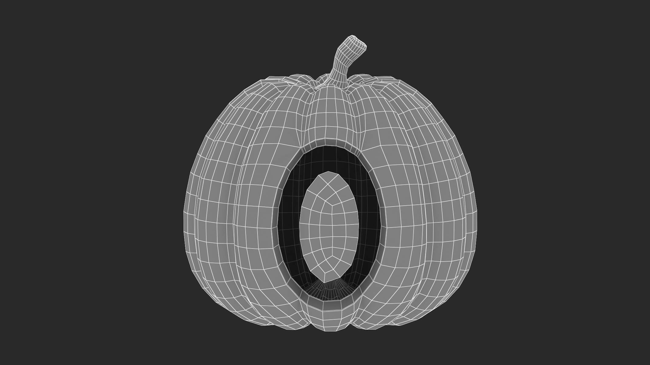Halloween Pumpkin Numbers - 3D Model by frezzy