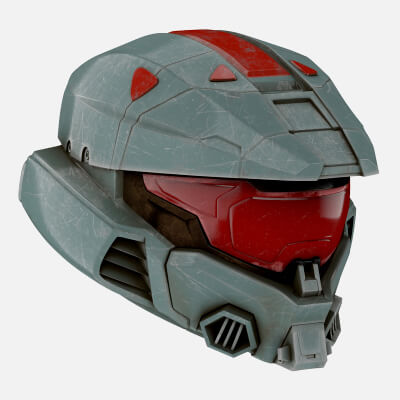 Halo Spartan Mark VII Gen 3 Helmet - 3D Model by frezzy