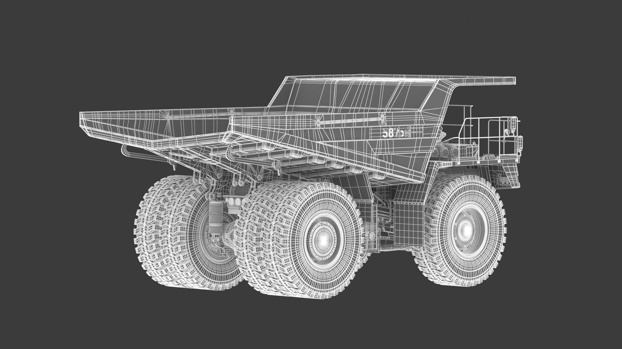 HD785-7 Dump Trucks 3D Model by frezzy