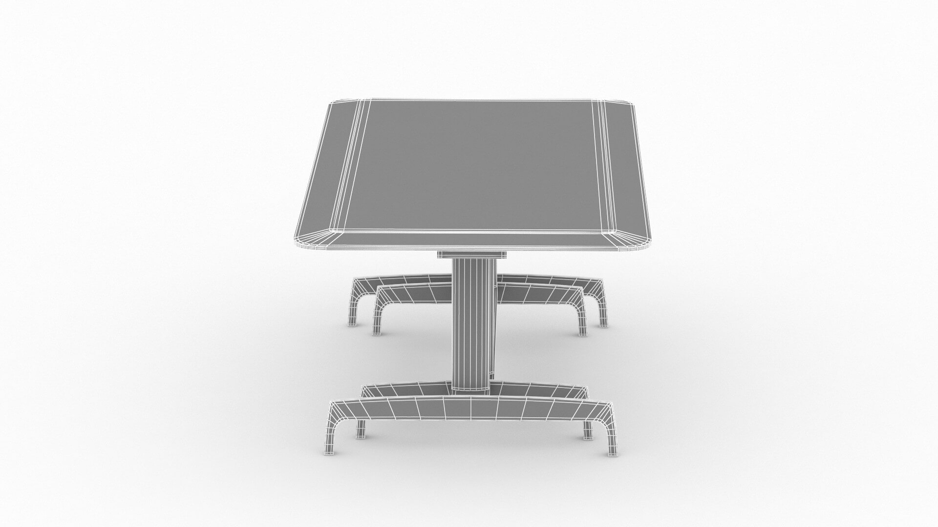 Herman Miller AGL Table - 3D Model by frezzy