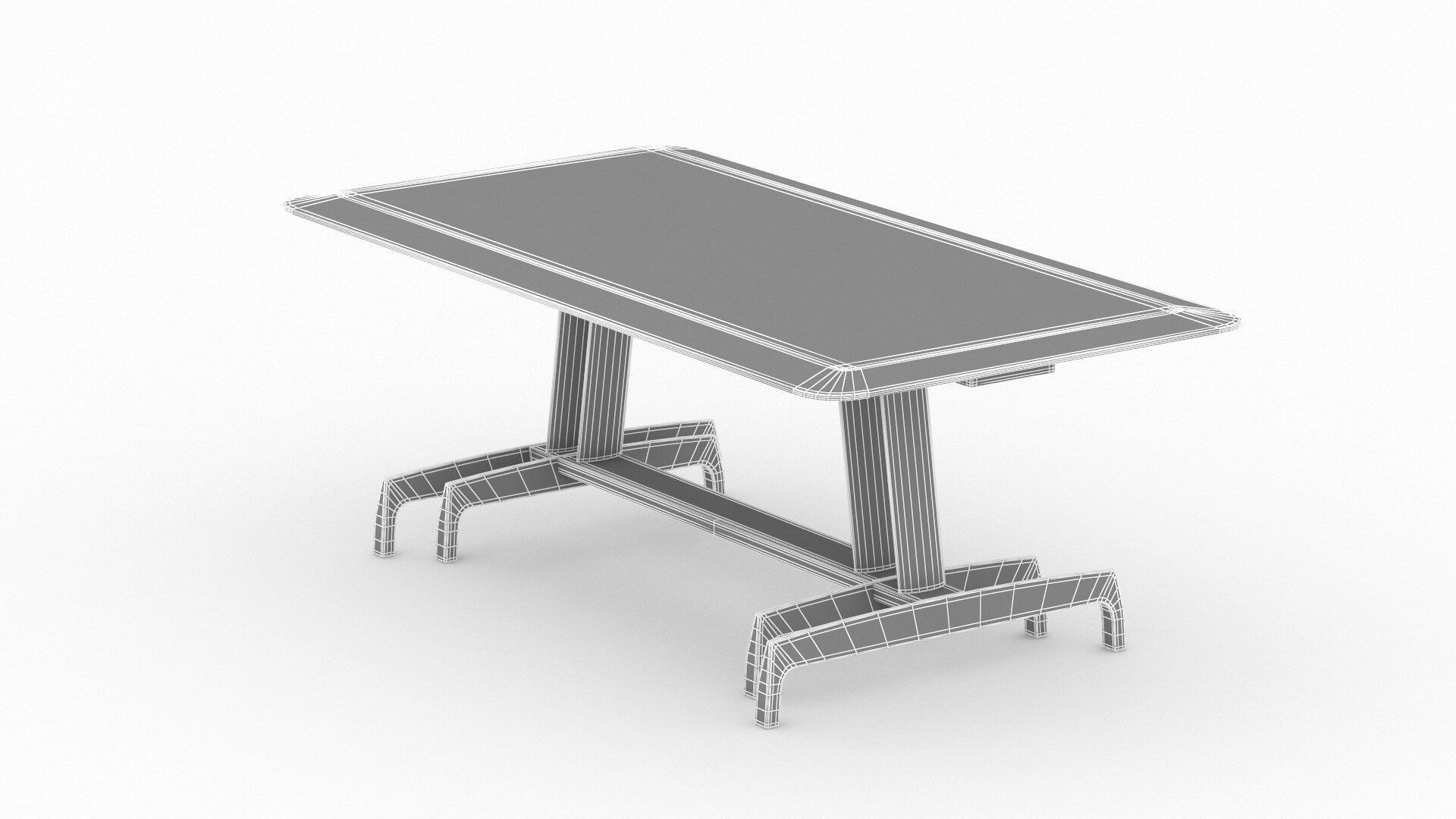 Herman Miller AGL Table - 3D Model by frezzy