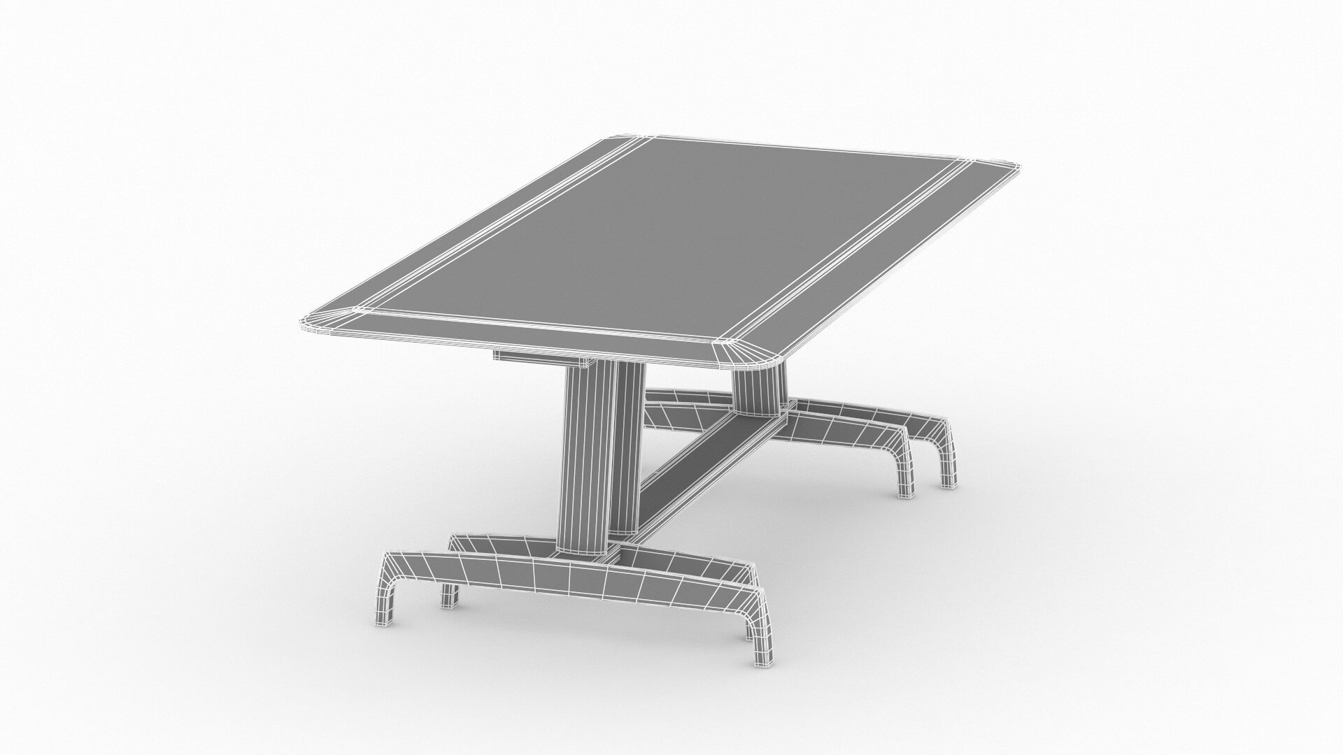 Herman Miller AGL Table - 3D Model by frezzy