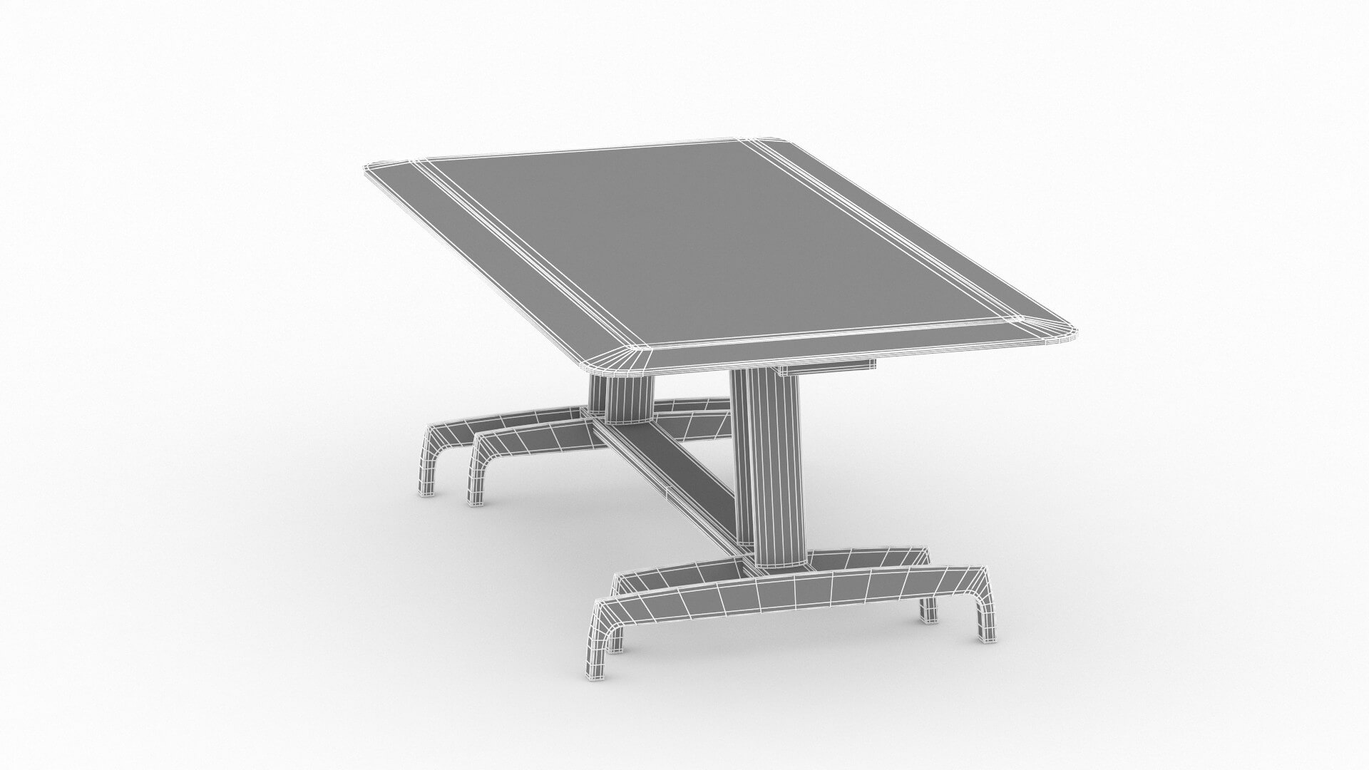 Herman Miller AGL Table - 3D Model by frezzy