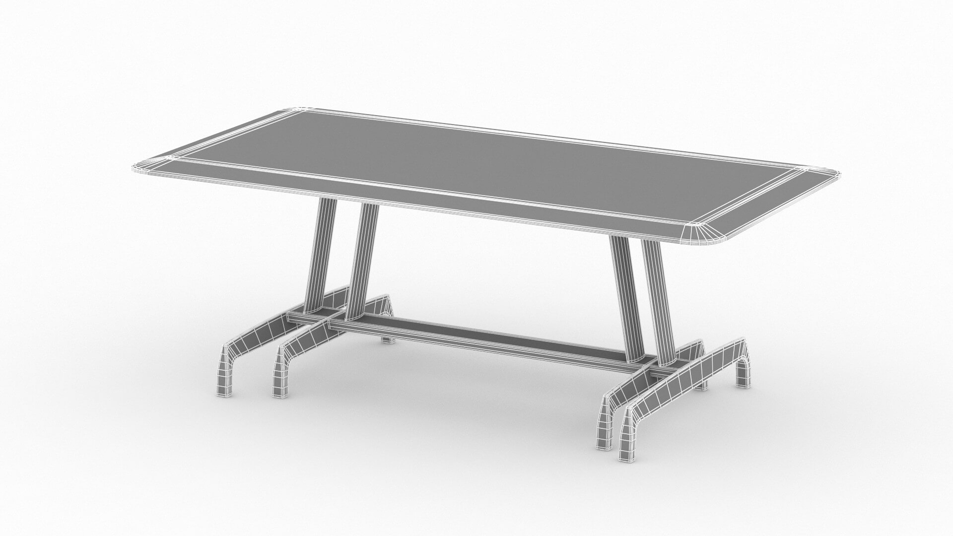 Herman Miller AGL Table - 3D Model by frezzy