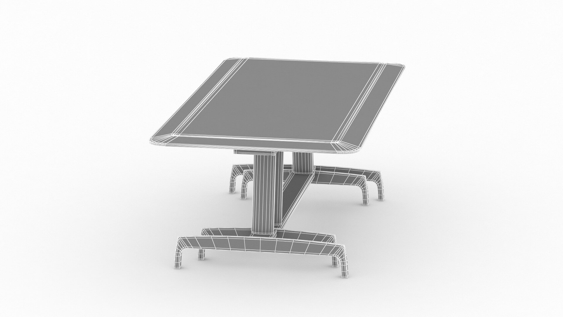 Herman Miller AGL Table - 3D Model by frezzy