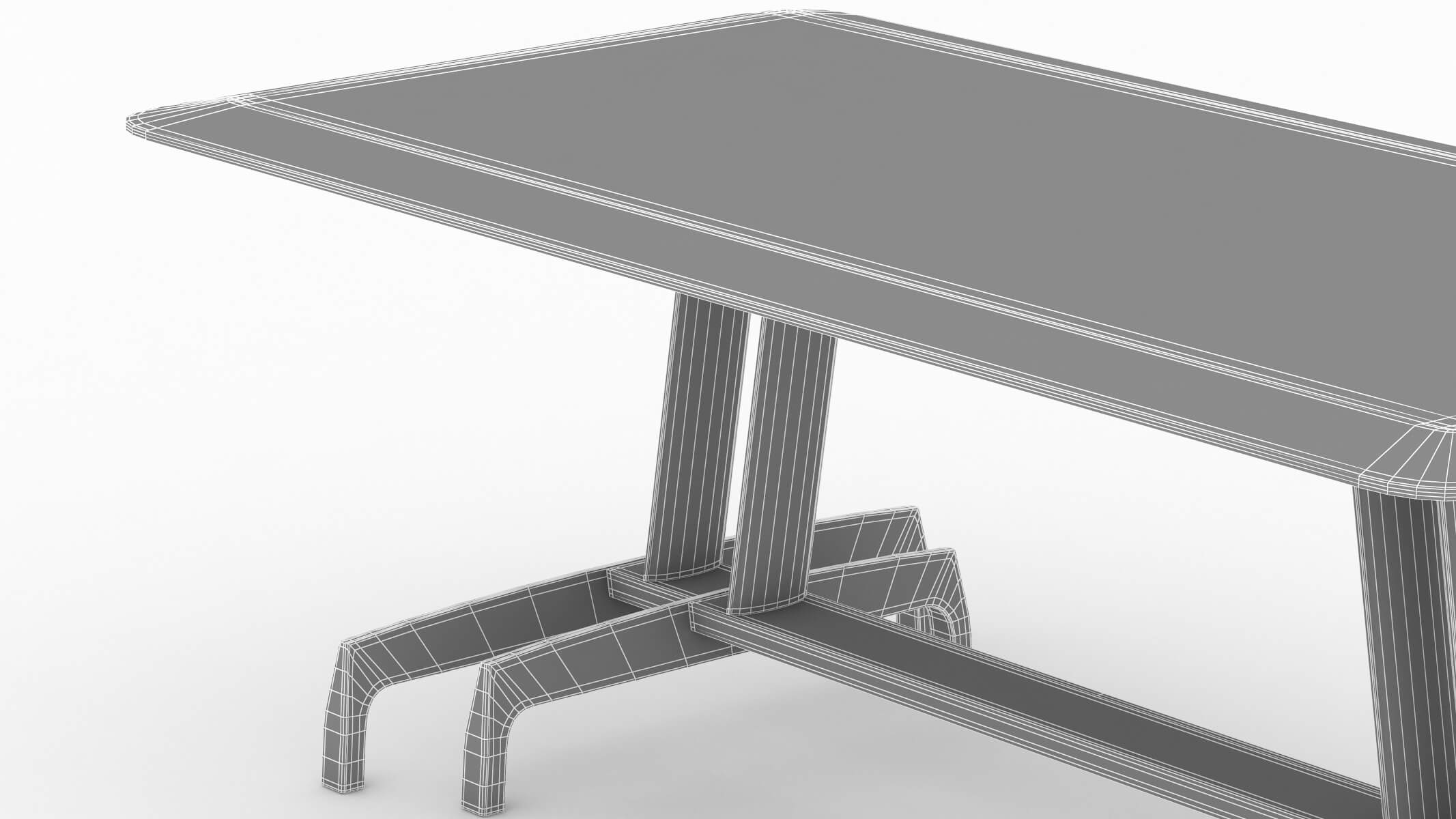 Herman Miller AGL Table - 3D Model by frezzy