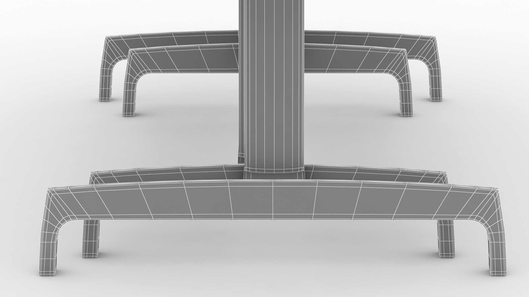 Herman Miller AGL Table - 3D Model by frezzy