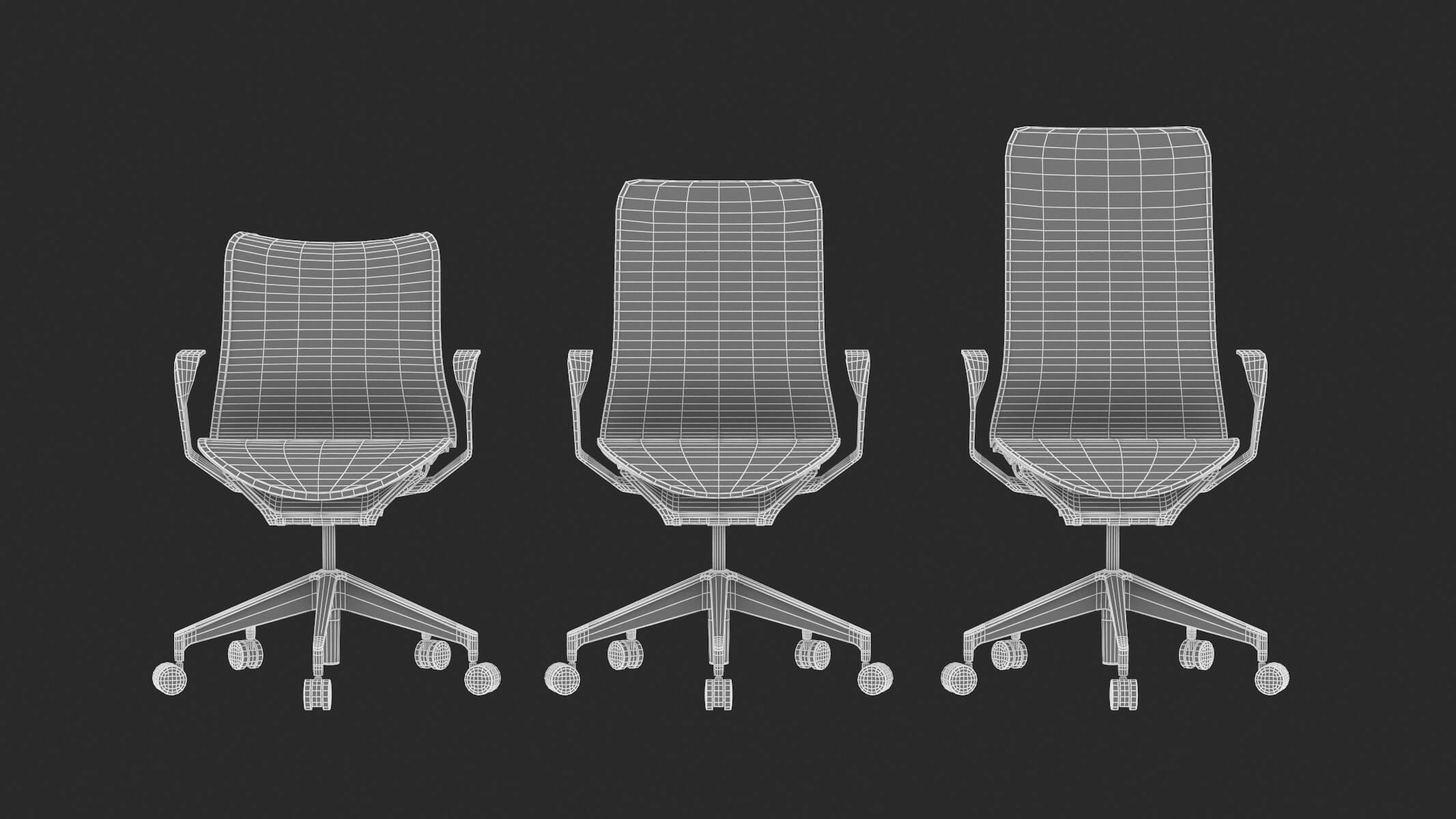 Herman Miller Cosm Chair - 3D Model by frezzy