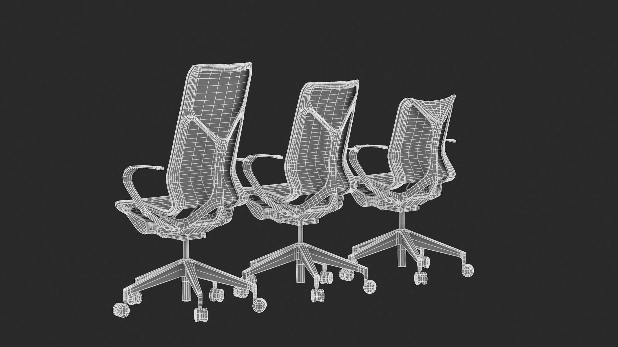 Herman Miller Cosm Chair - 3D Model by frezzy