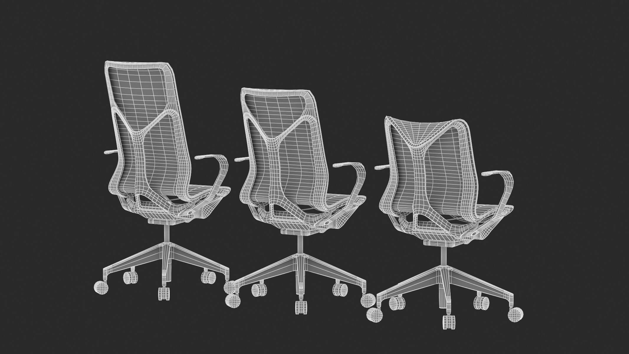 Herman Miller Cosm Chair - 3D Model by frezzy