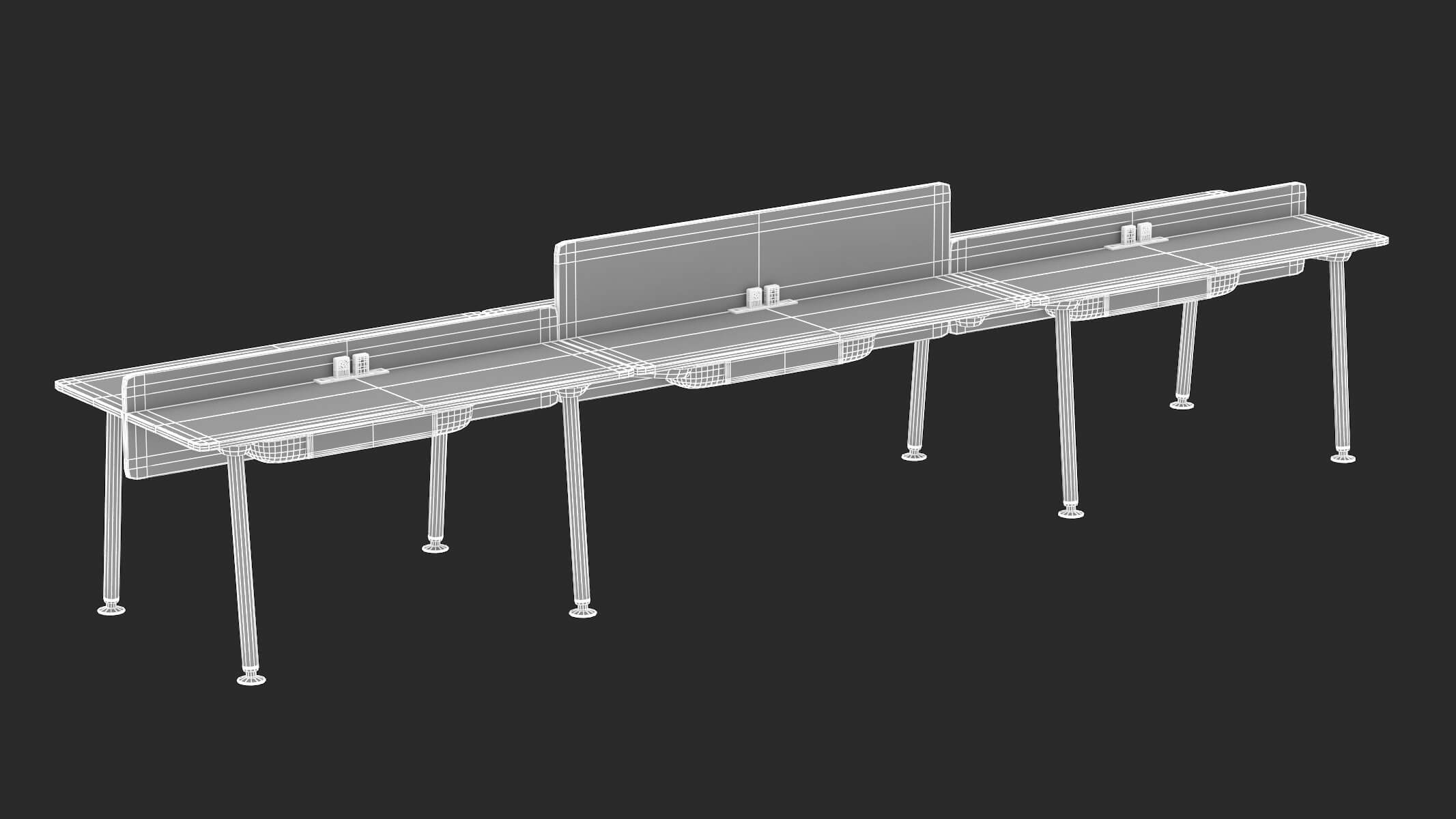 Herman Miller Desk Memo 4 - 3D Model by frezzy
