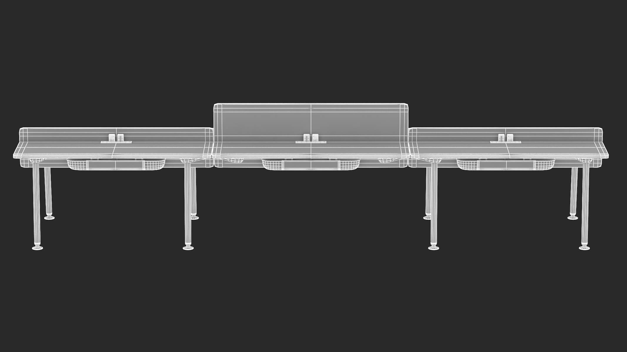 Herman Miller Desk Memo 4 - 3D Model by frezzy