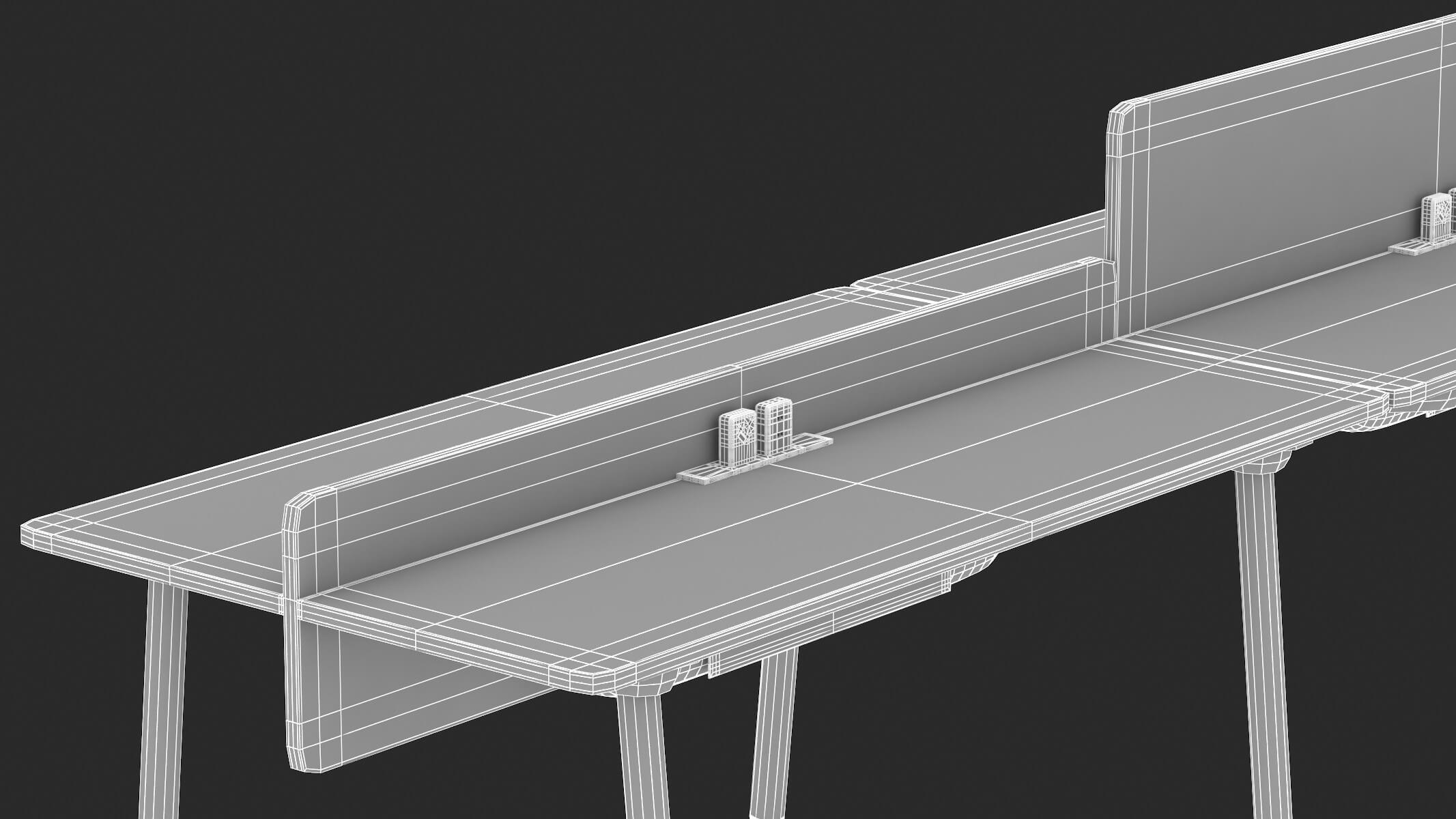 Herman Miller Desk Memo 4 - 3D Model by frezzy