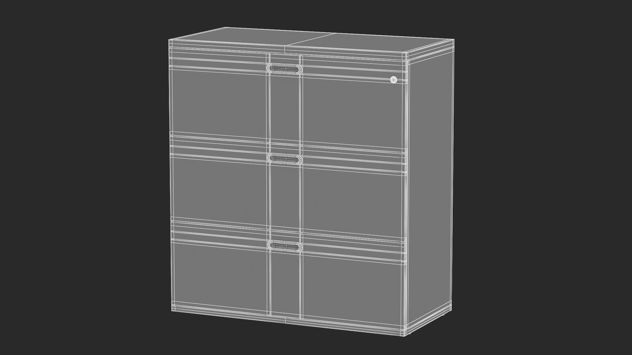 Herman Miller Paragraph Storage Cabinet 11 - 3D Model by frezzy