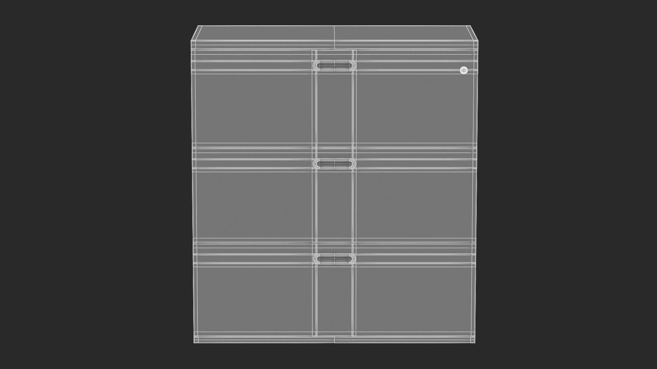 Herman Miller Paragraph Storage Cabinet 11 - 3D Model by frezzy