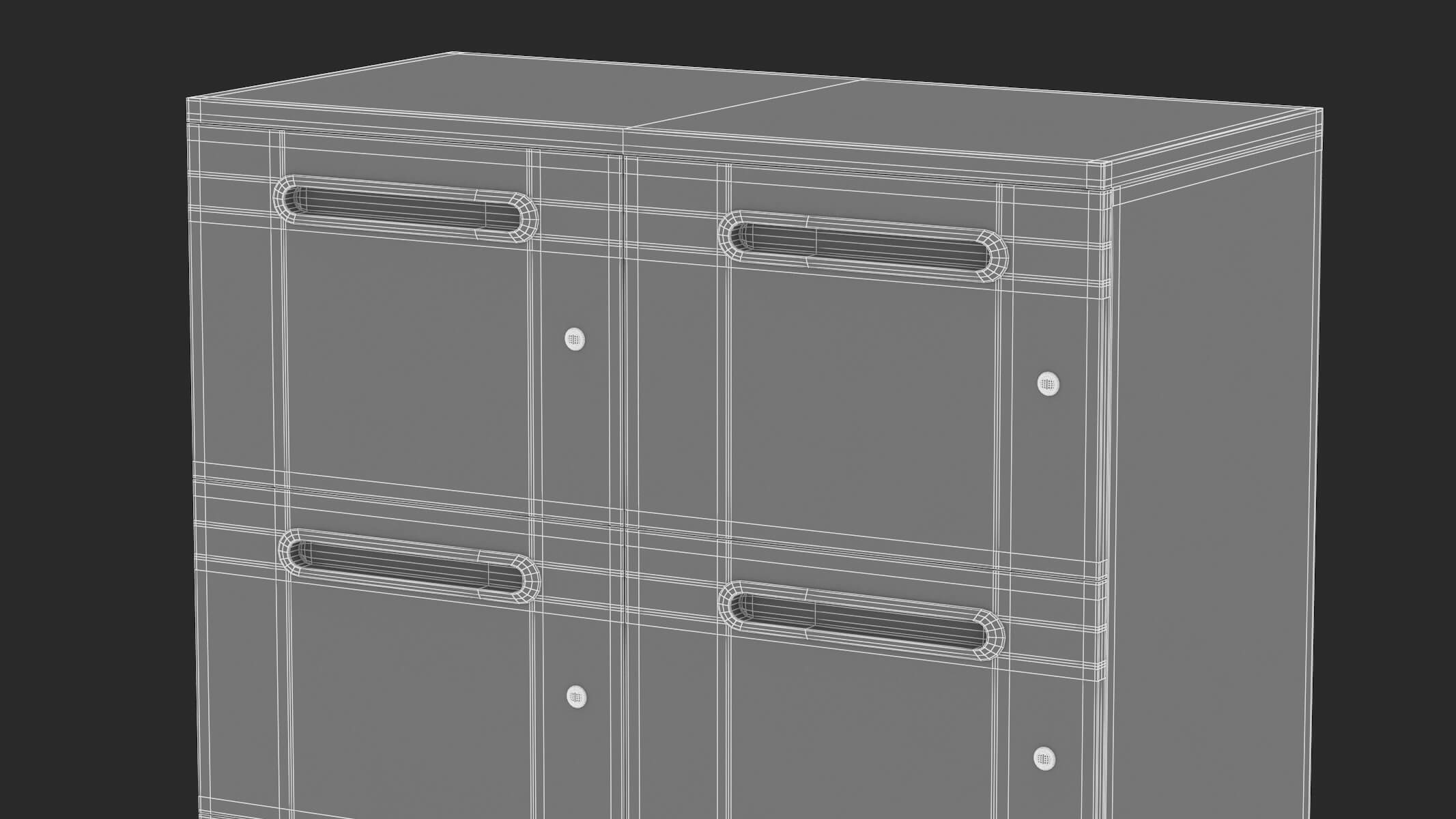 Herman Miller Paragraph Storage Cabinet 14 - 3D Model by frezzy