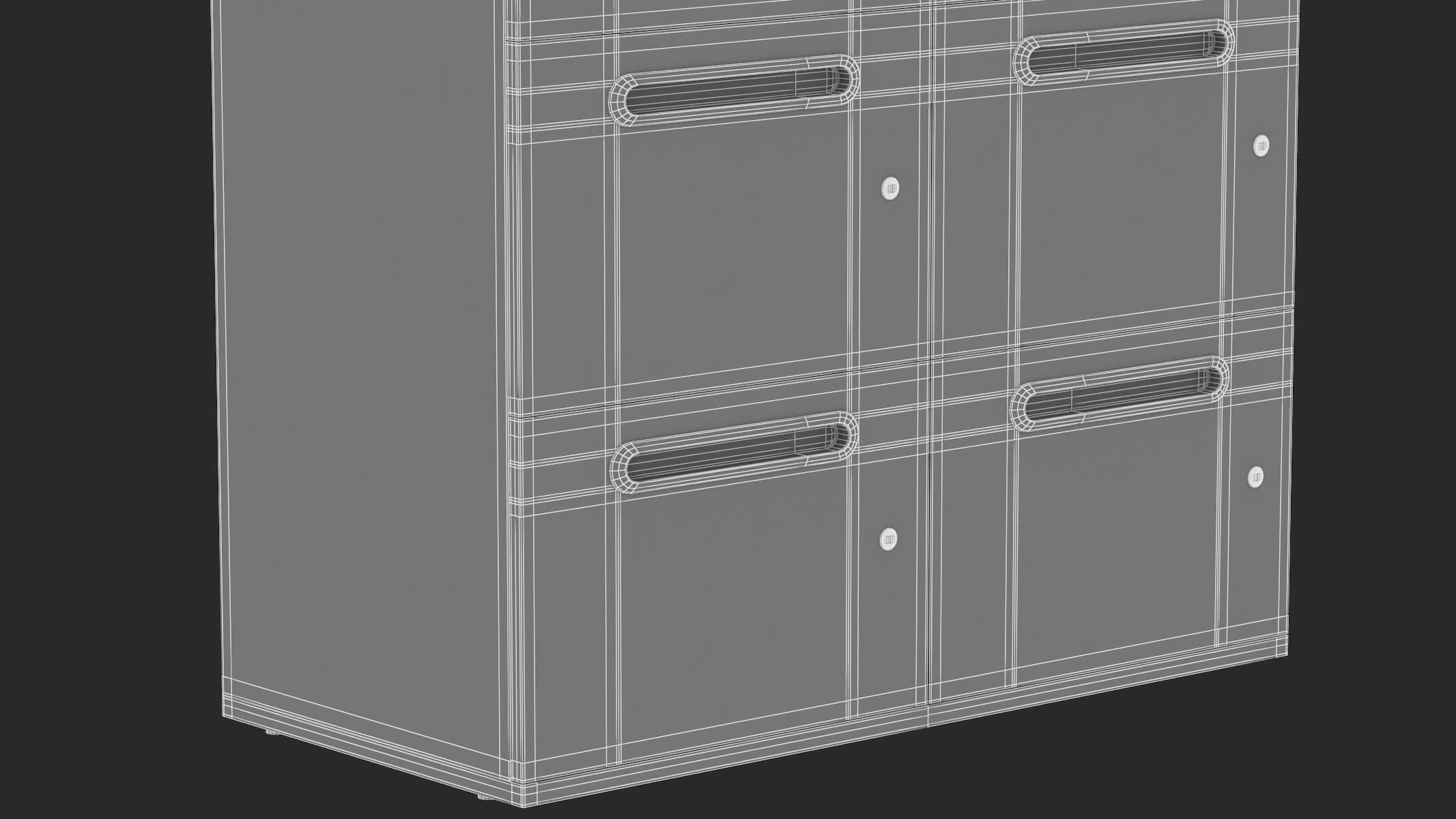 Herman Miller Paragraph Storage Cabinet 14 - 3D Model by frezzy