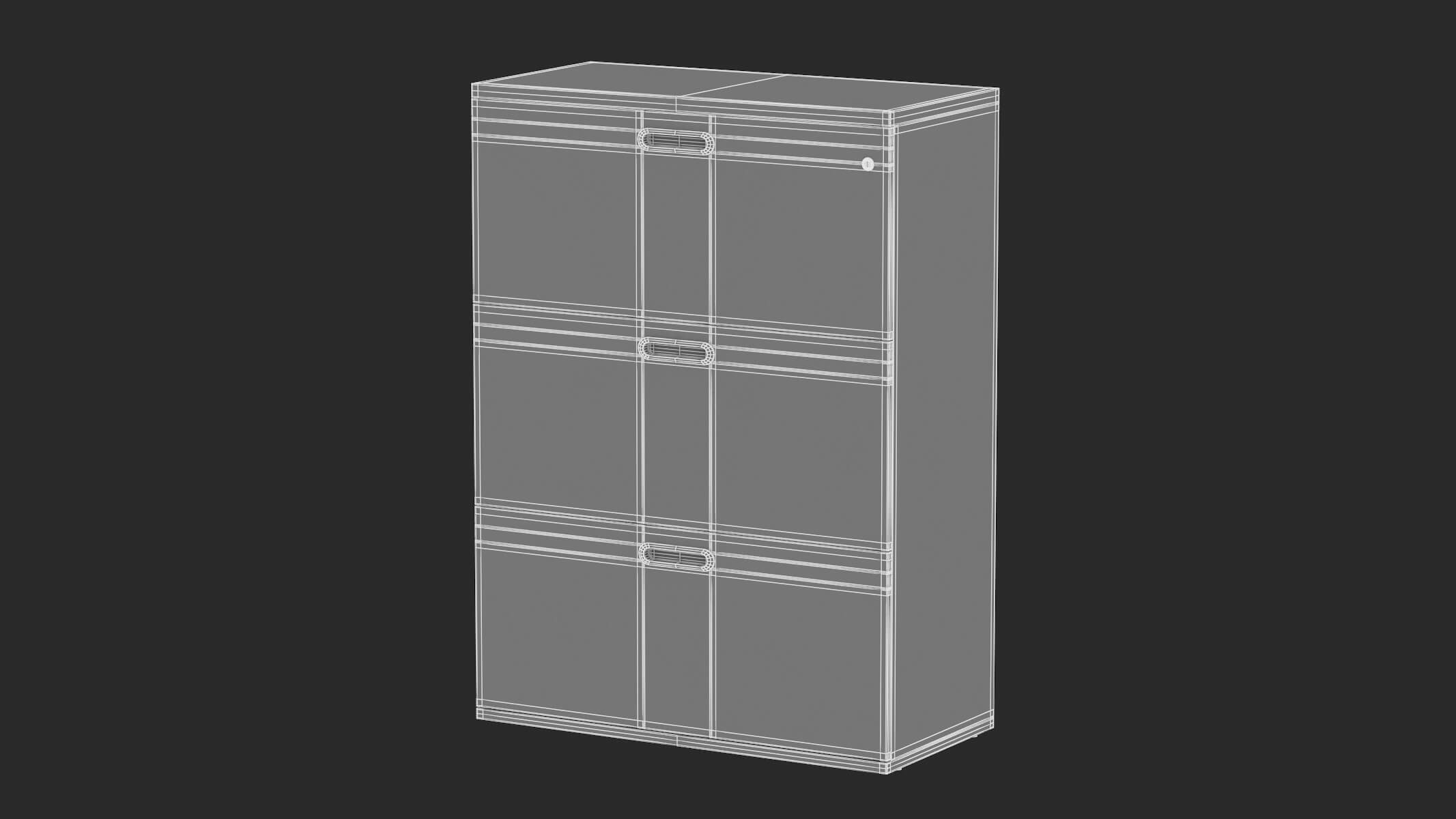 Herman Miller Paragraph Storage Cabinet 3 - 3D Model by frezzy