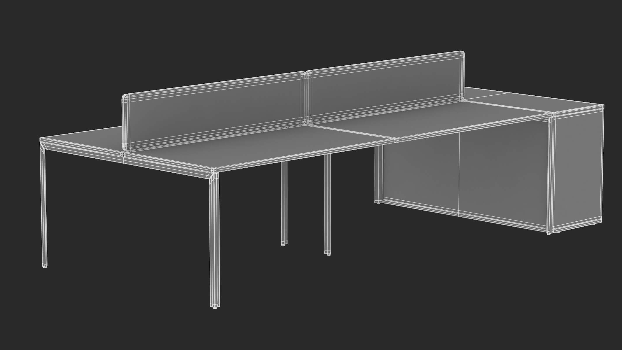 Herman Miller Paragraph Storage Cabinet 7 - 3D Model by frezzy