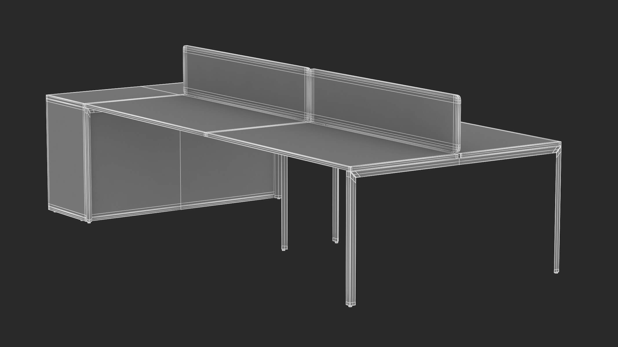 Herman Miller Paragraph Storage Cabinet 7 - 3D Model by frezzy