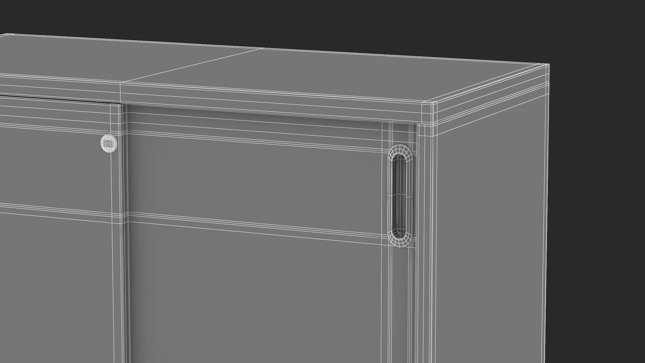 Herman Miller Paragraph Storage Cabinet 8 - 3D Model by frezzy