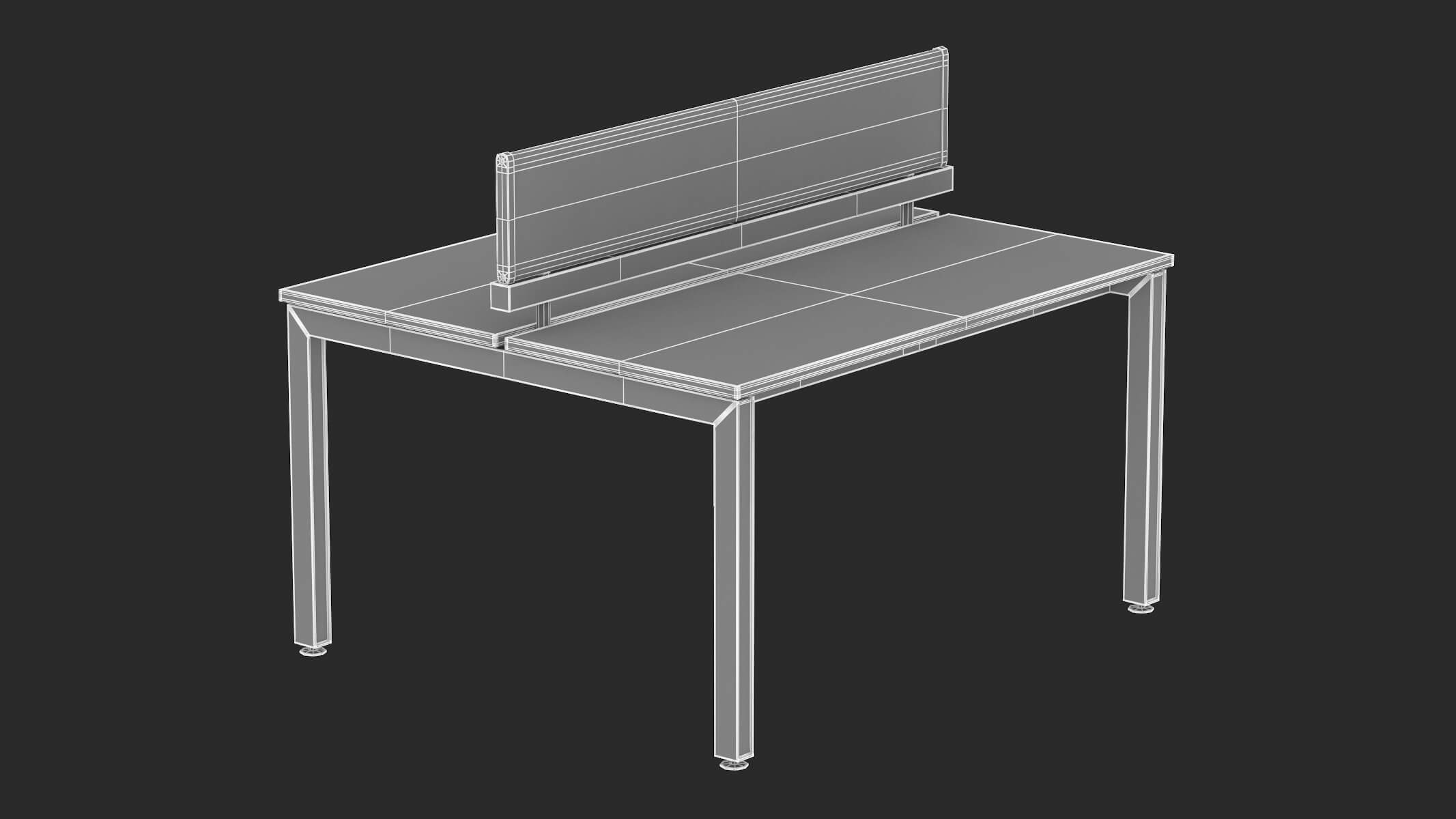 Herman Miller Sense Desk 1 - 3D Model by frezzy