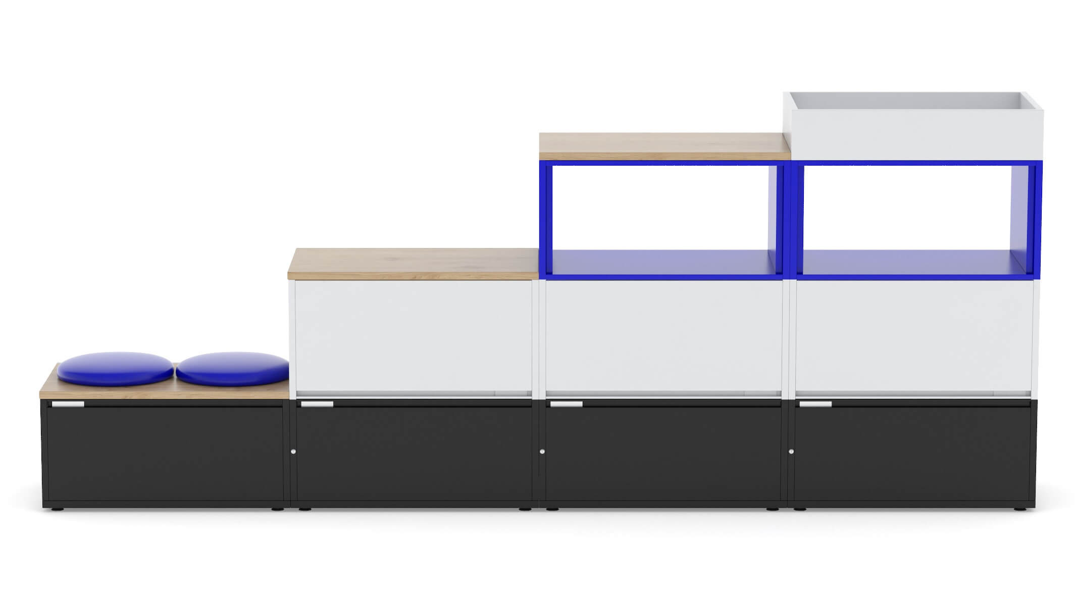 Herman Miller Storage Cabinet Meridian 2 - 3D Model by frezzy
