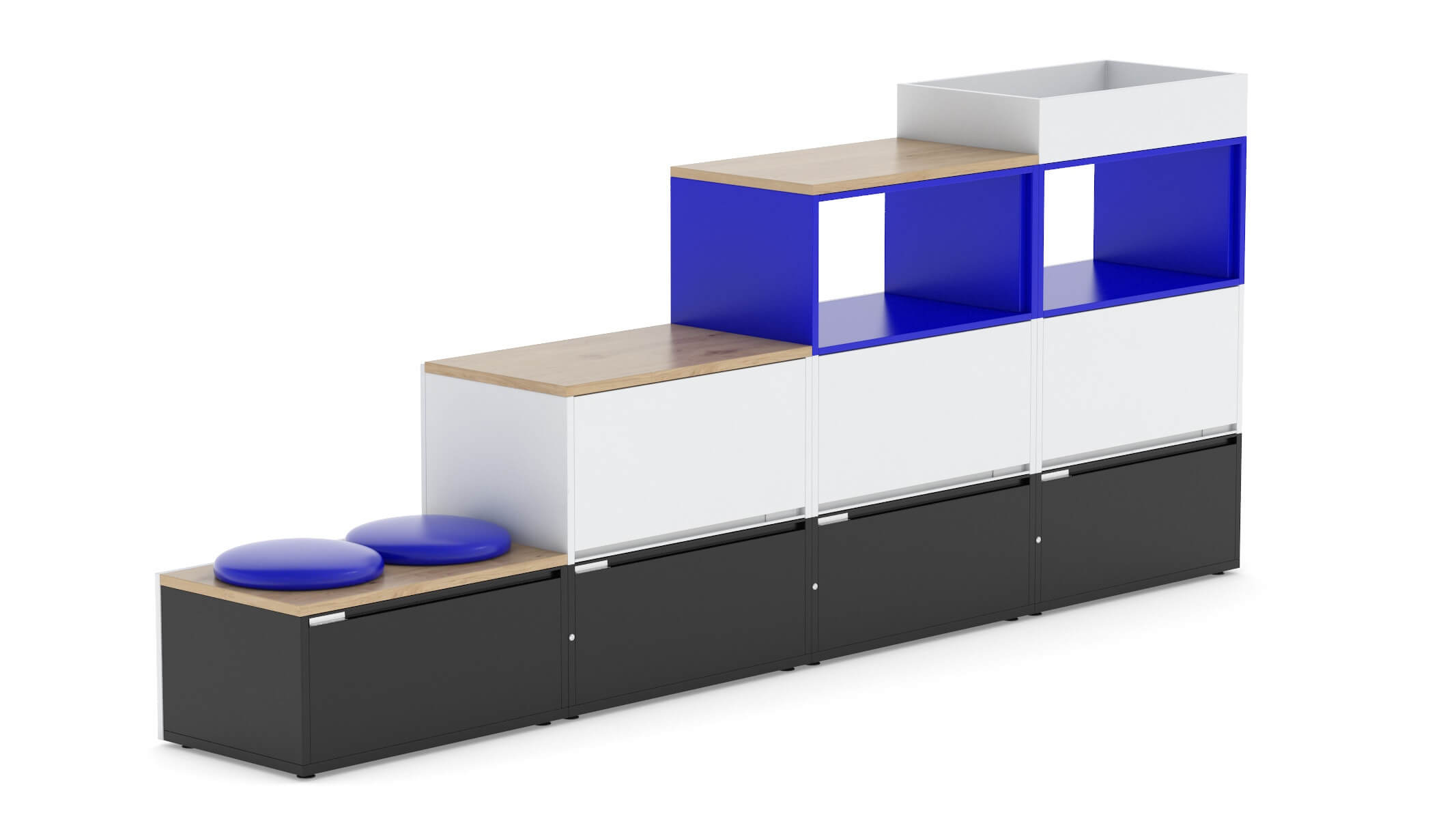 Herman Miller Storage Cabinet Meridian 2 - 3D Model by frezzy