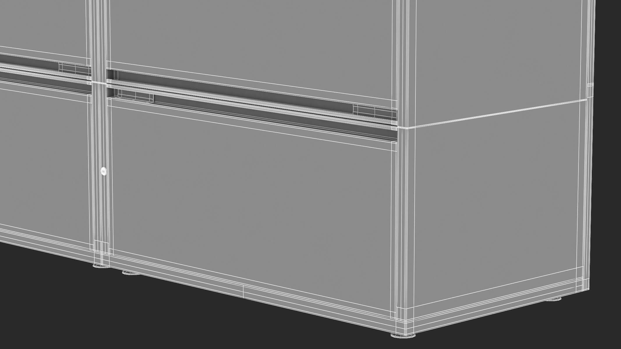 Herman Miller Storage Cabinet Meridian 2 - 3D Model by frezzy