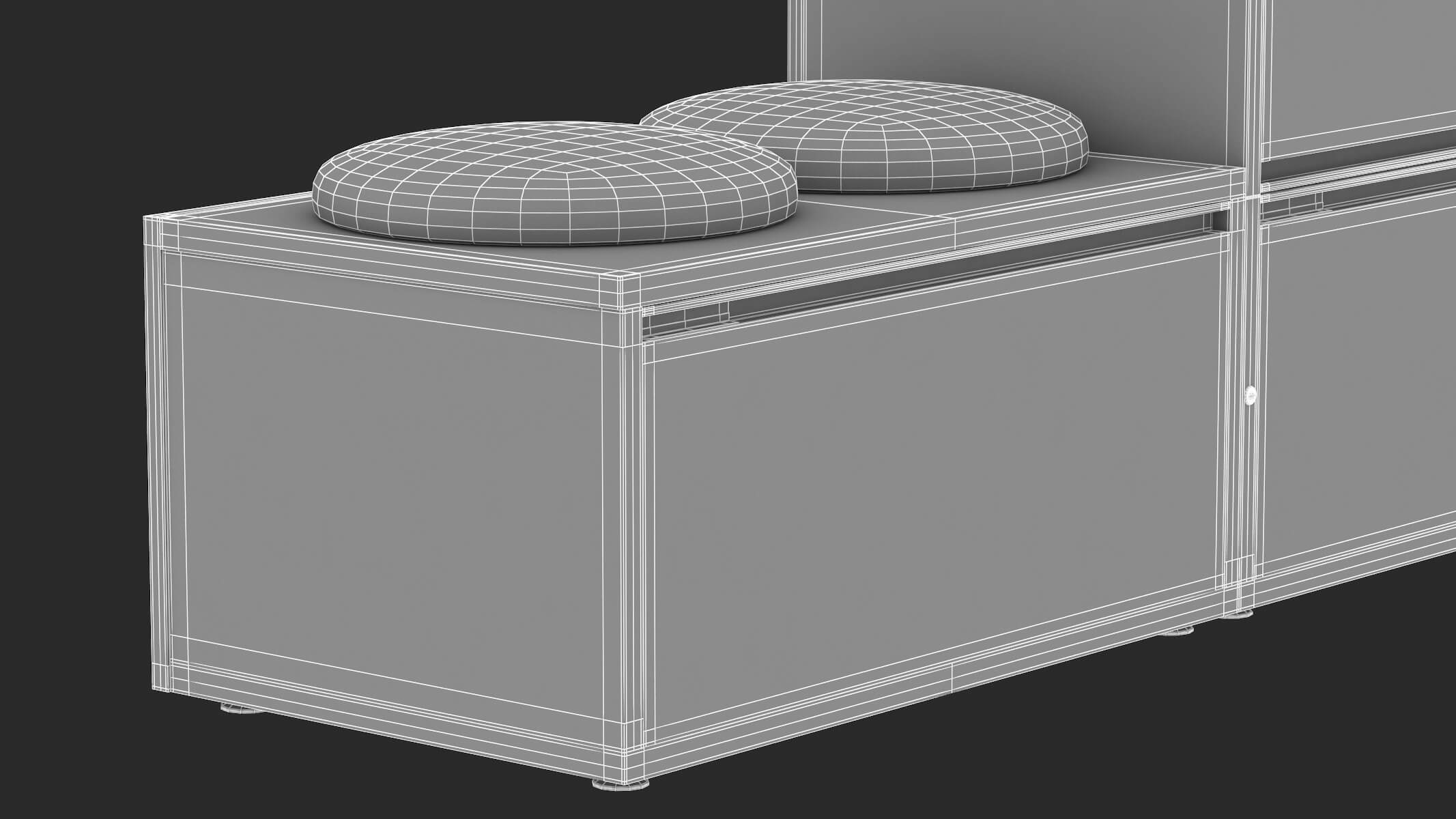 Herman Miller Storage Cabinet Meridian 2 - 3D Model by frezzy