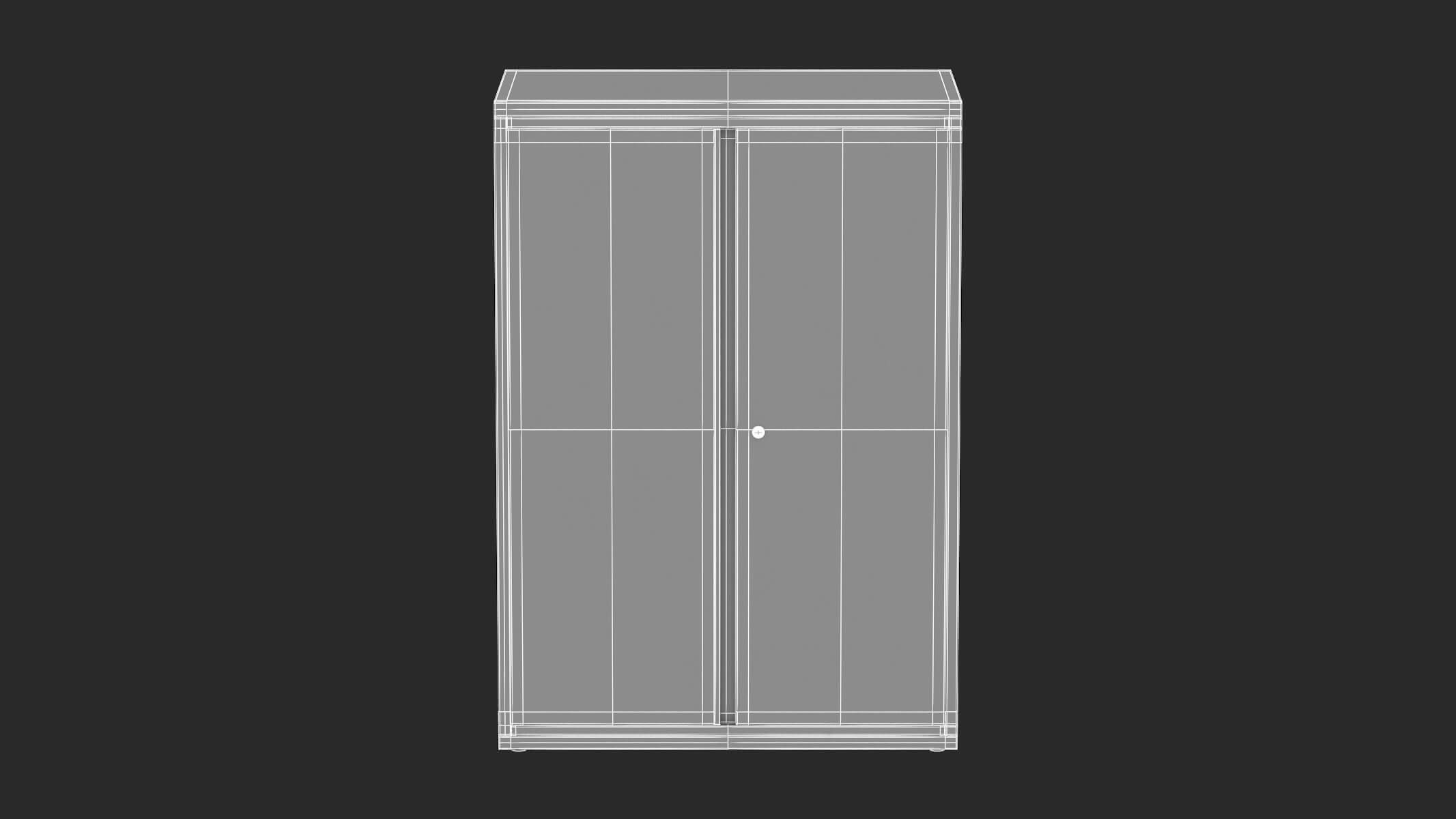 Herman Miller Storage Cabinet Meridian 4 - 3D Model by frezzy