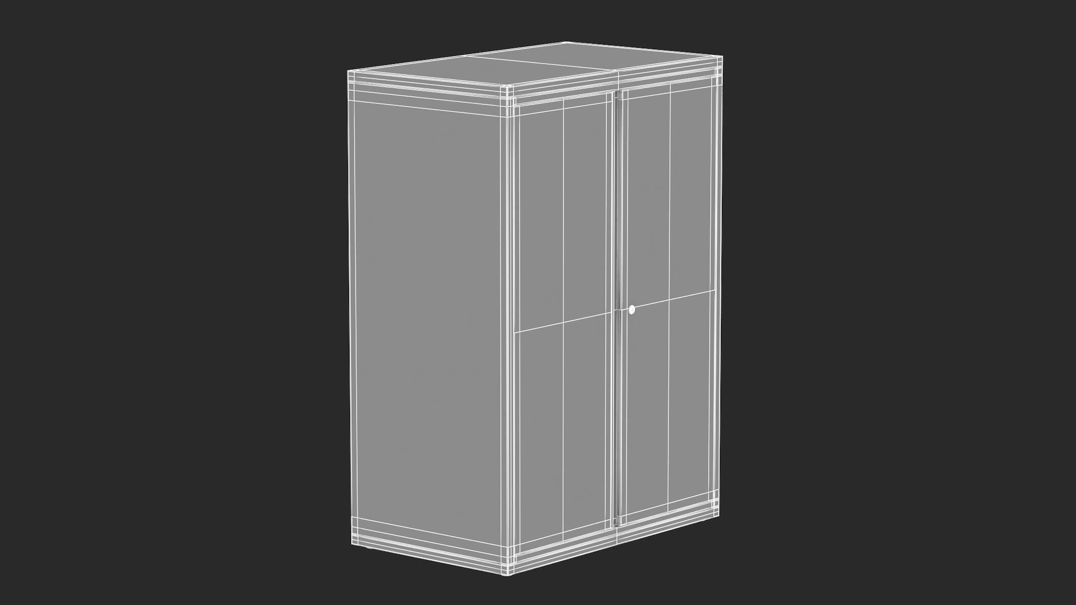 Herman Miller Storage Cabinet Meridian 4 - 3D Model by frezzy