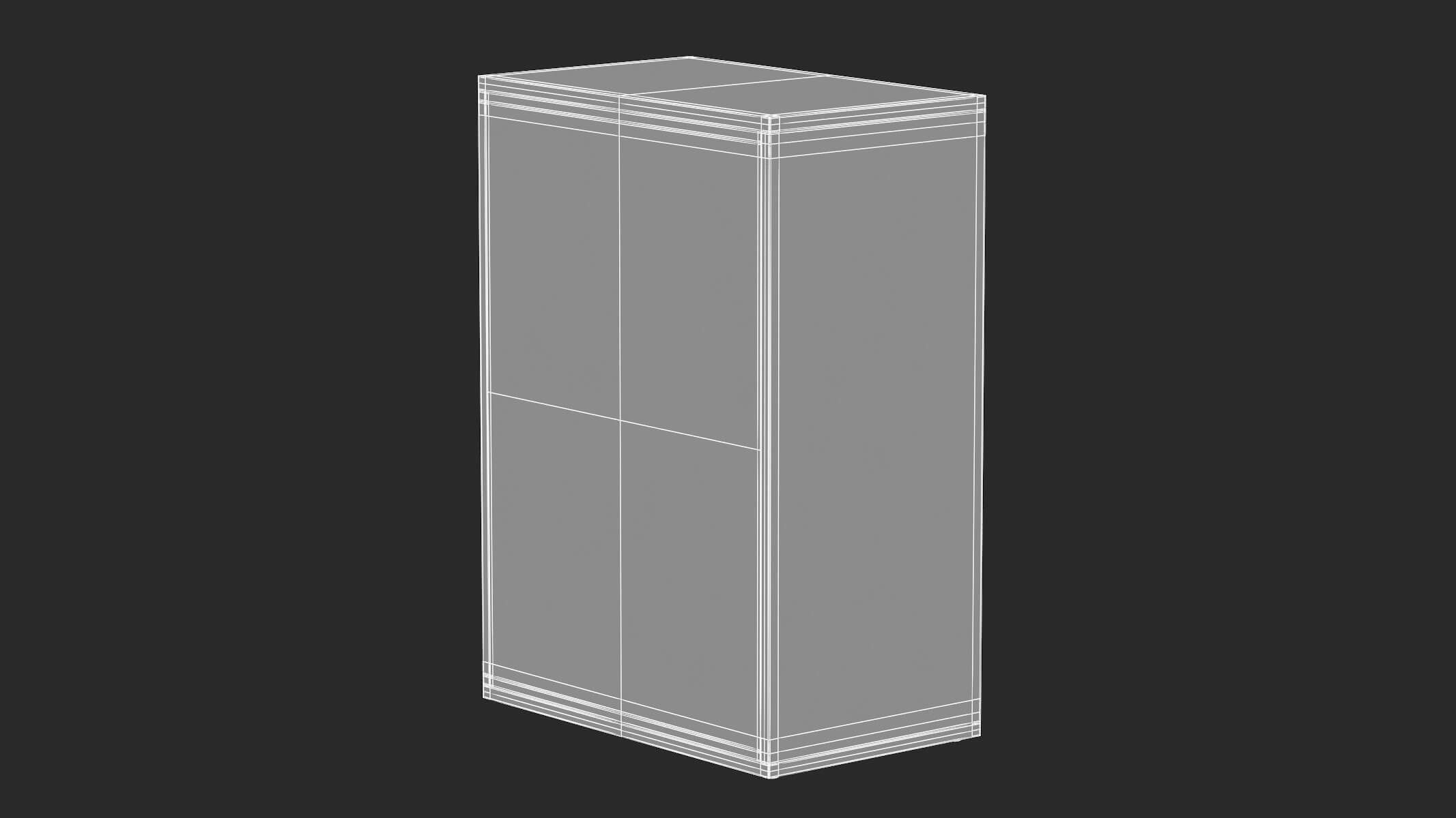 Herman Miller Storage Cabinet Meridian 4 - 3D Model by frezzy